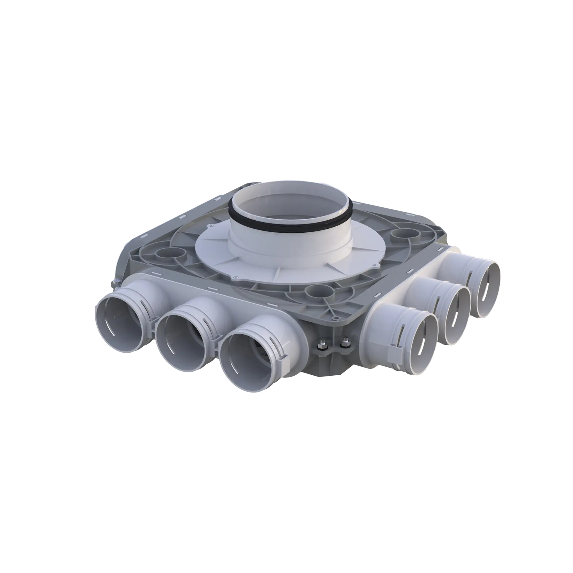 Skrzynka rozdzielcza do rekuperacji 6x75/160mm FlexiVent VENTS - Leroy Merlin