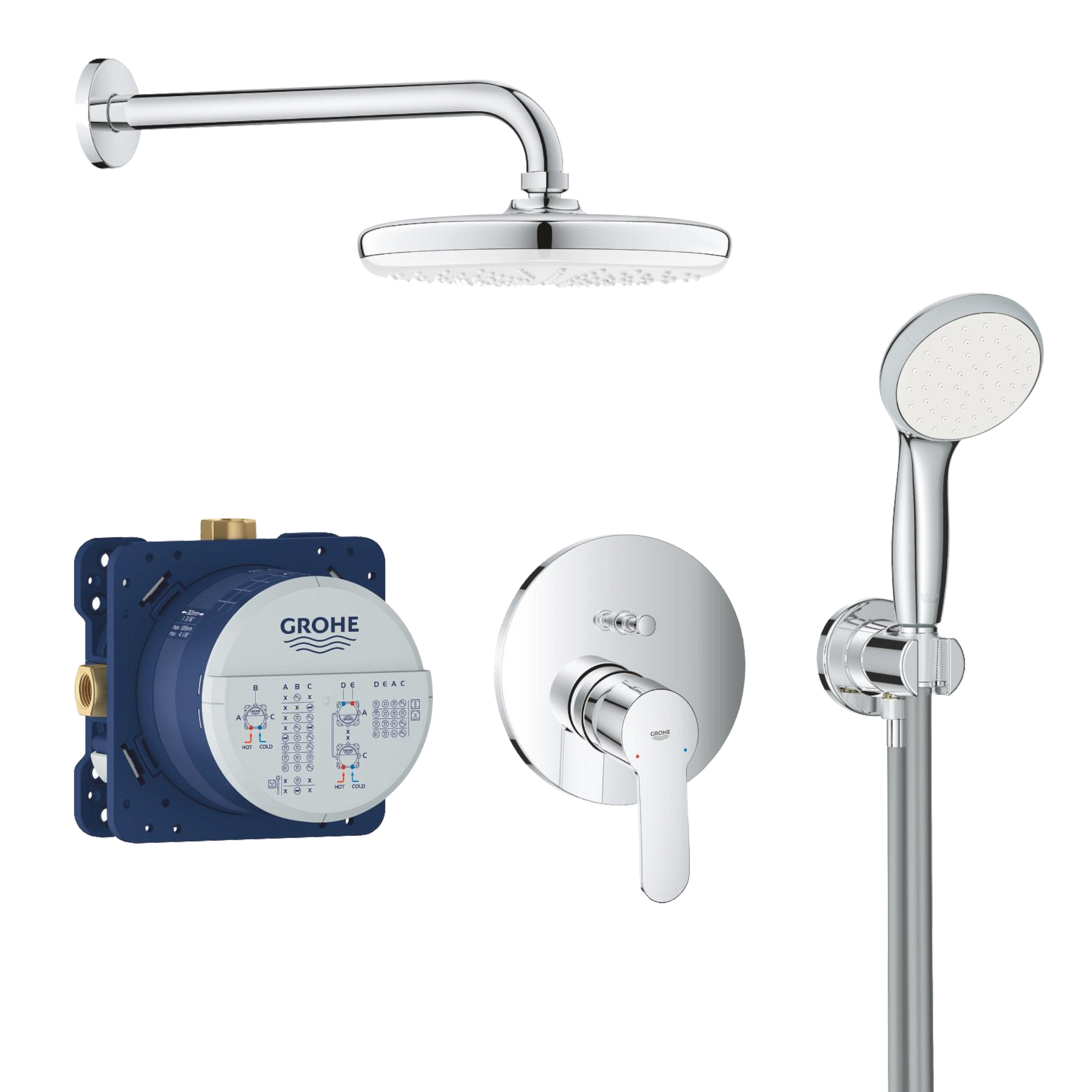 System podtynkowy Start Clova Perfect Grohe - Leroy Merlin