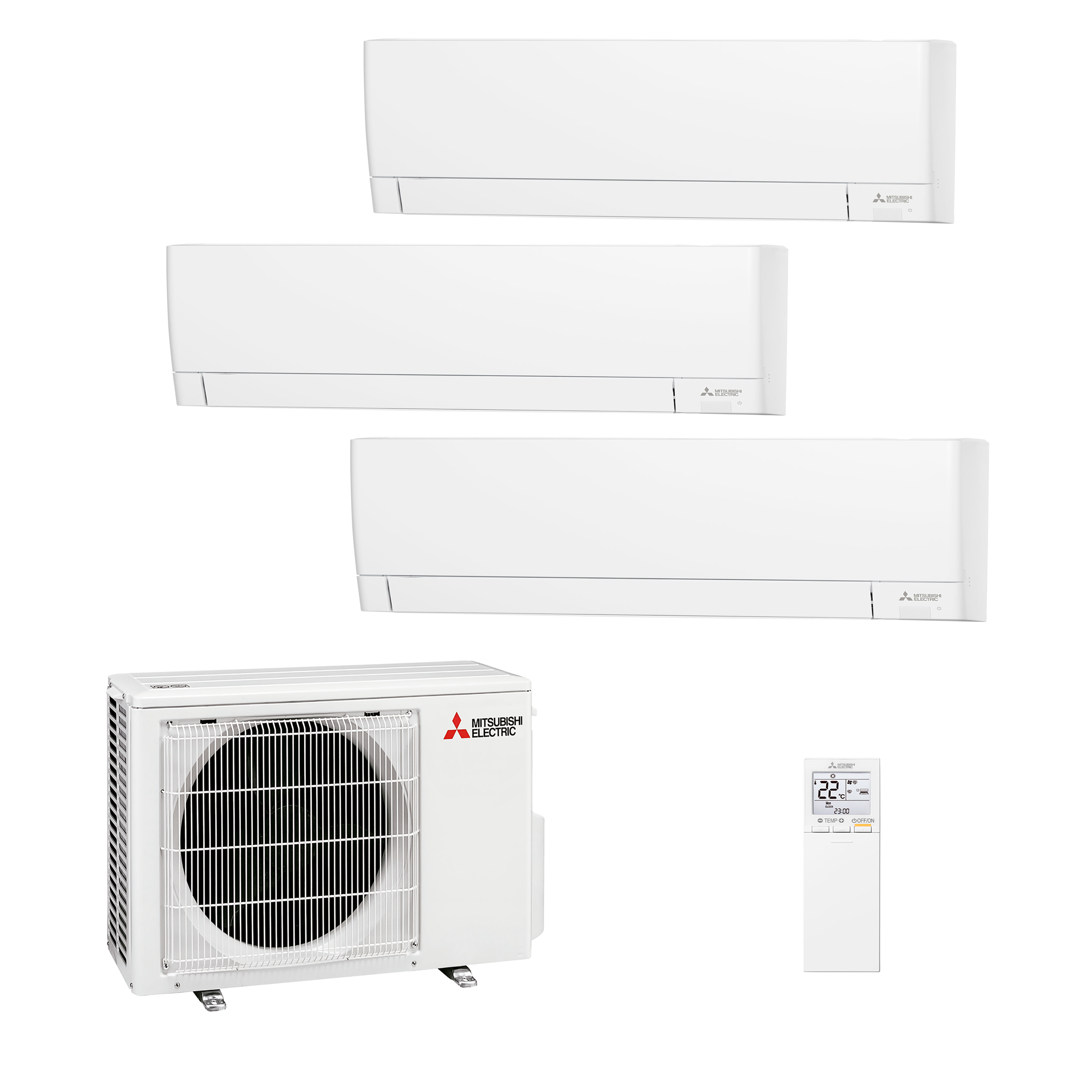 Aire Acondicionado 3X1 MITSUBISHI ELECTRIC MXZ-2F53 Wifi 2x2150+3010 fg ...