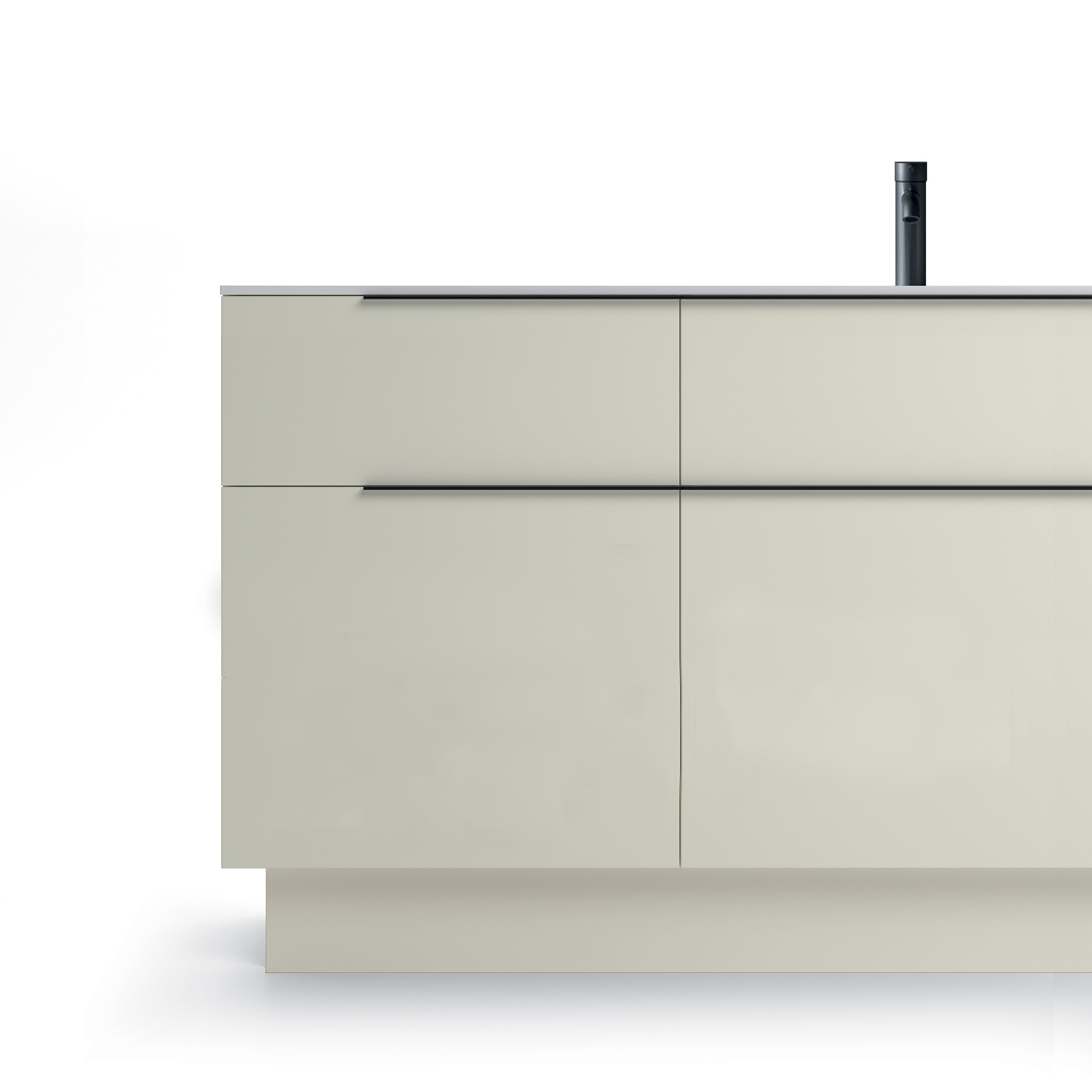 Mobile da bagno a terra sotto lavabo Eklettica L 105 x H 75 x P 46 cm ...