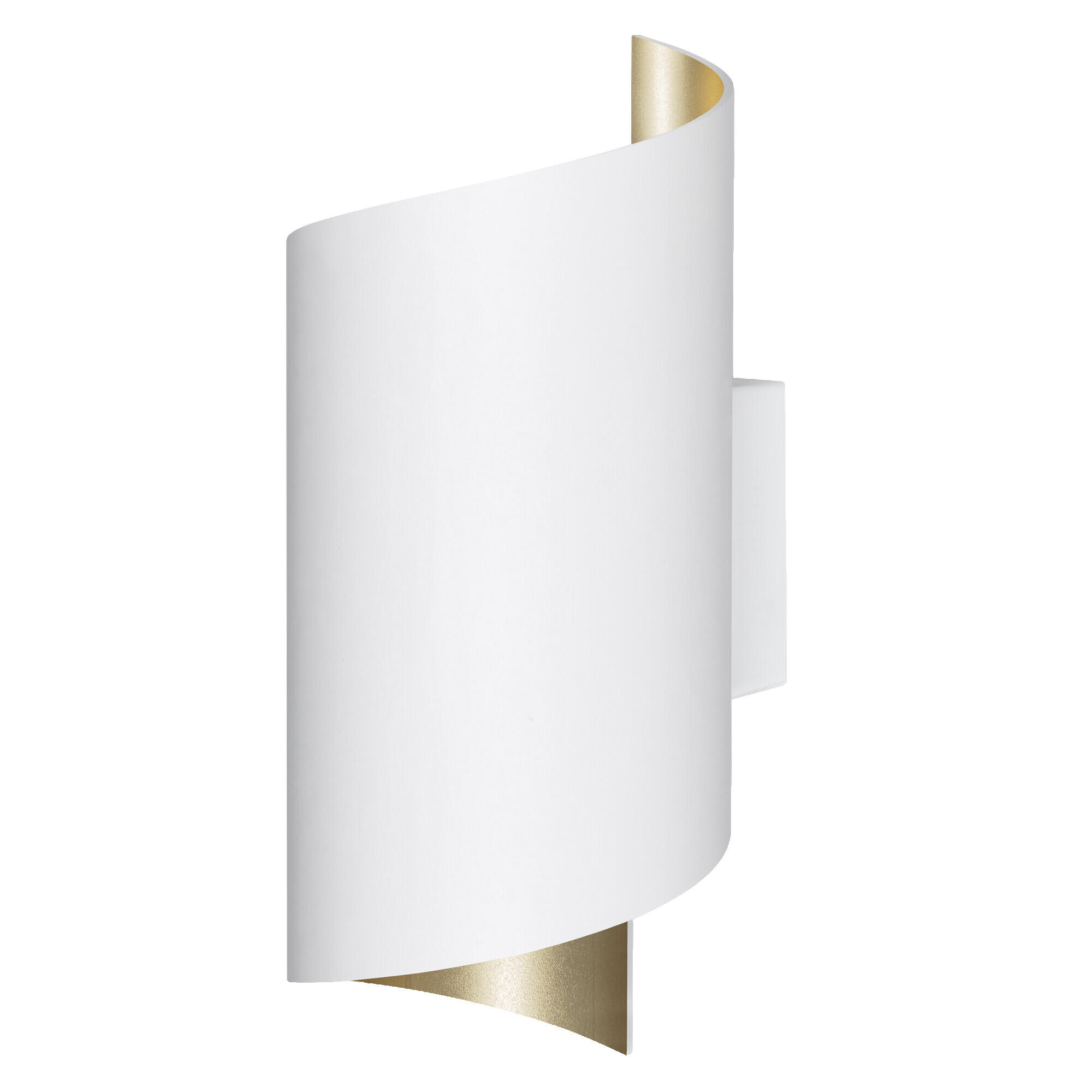 Aplique de pared blanco LED 1 luz OSRAM Orbis Twist de aluminio IP20 ...