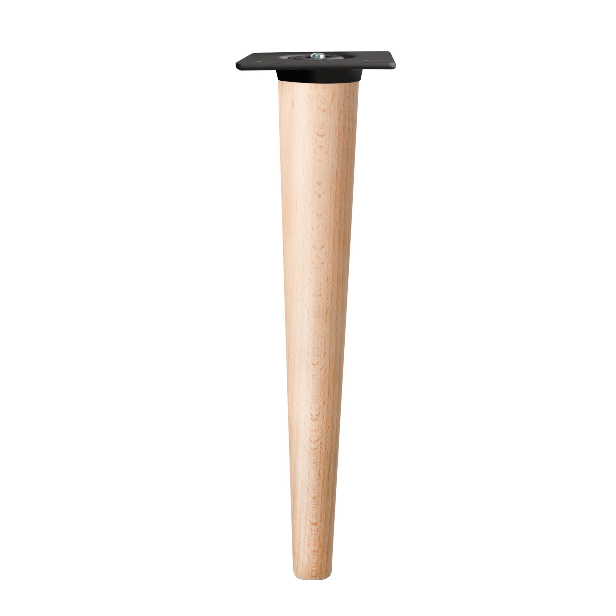 Pata para mueble de madera color haya altura 30 cm | Leroy Merlin