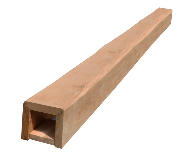 Poutre Chêne Creuse Rustique L12 X H12 Cm L25 M Leroy Merlin