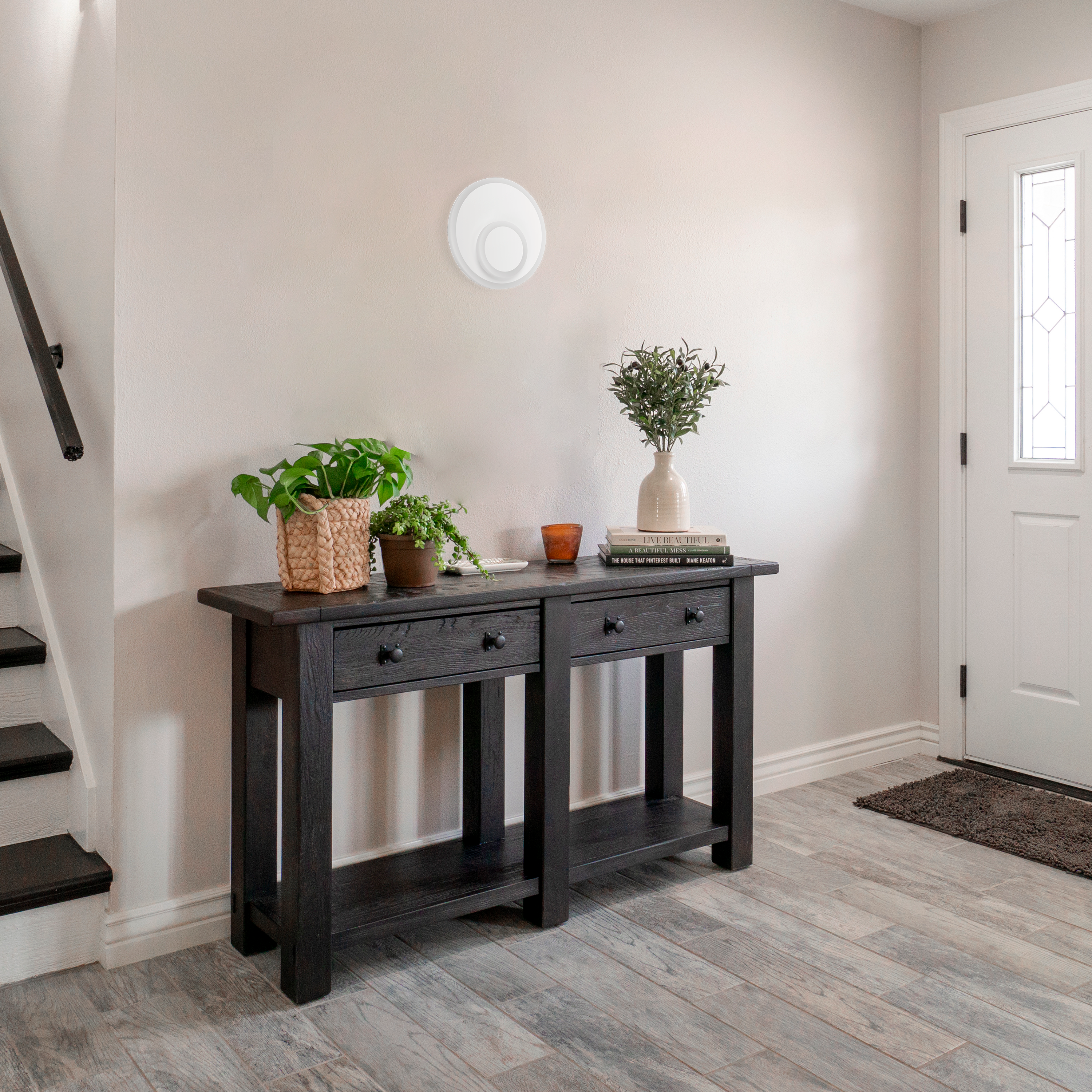 Applique LED moderno Kenshi bianco, luce con 3 temperature di colore ...