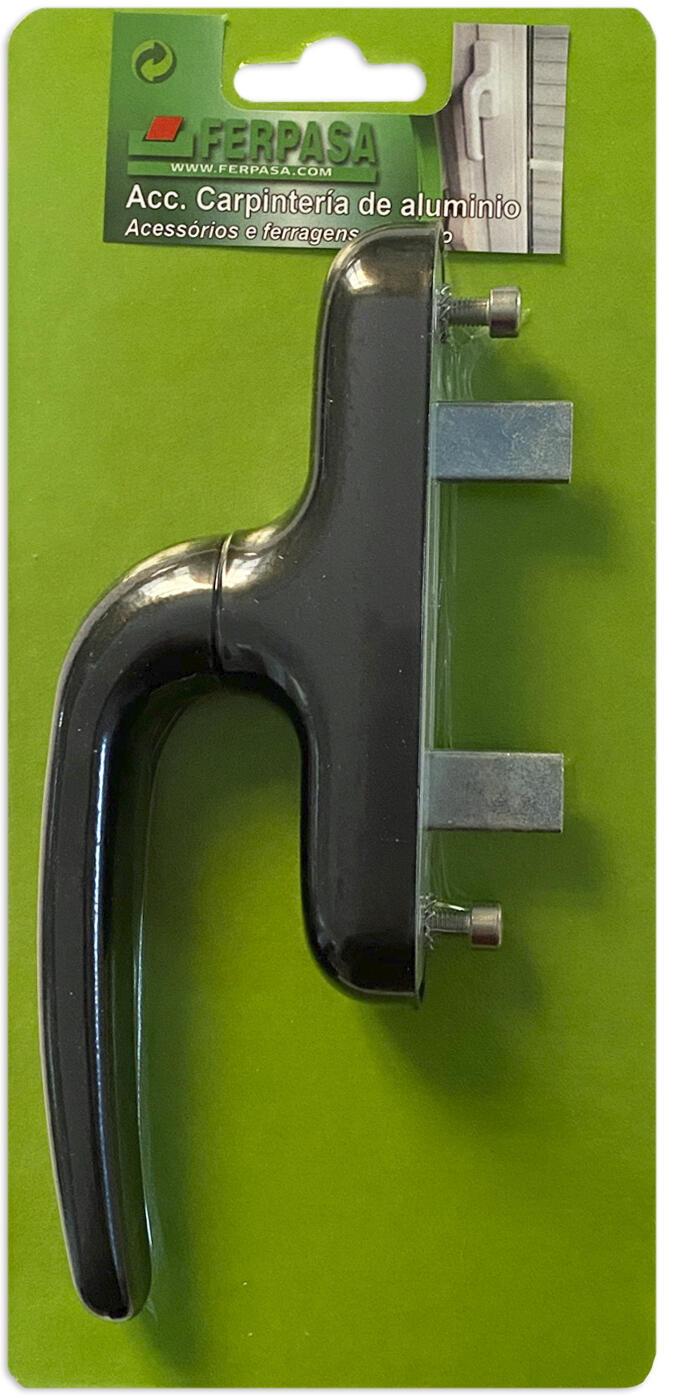 Manilla cremona negra para ventana de aluminio | Leroy Merlin