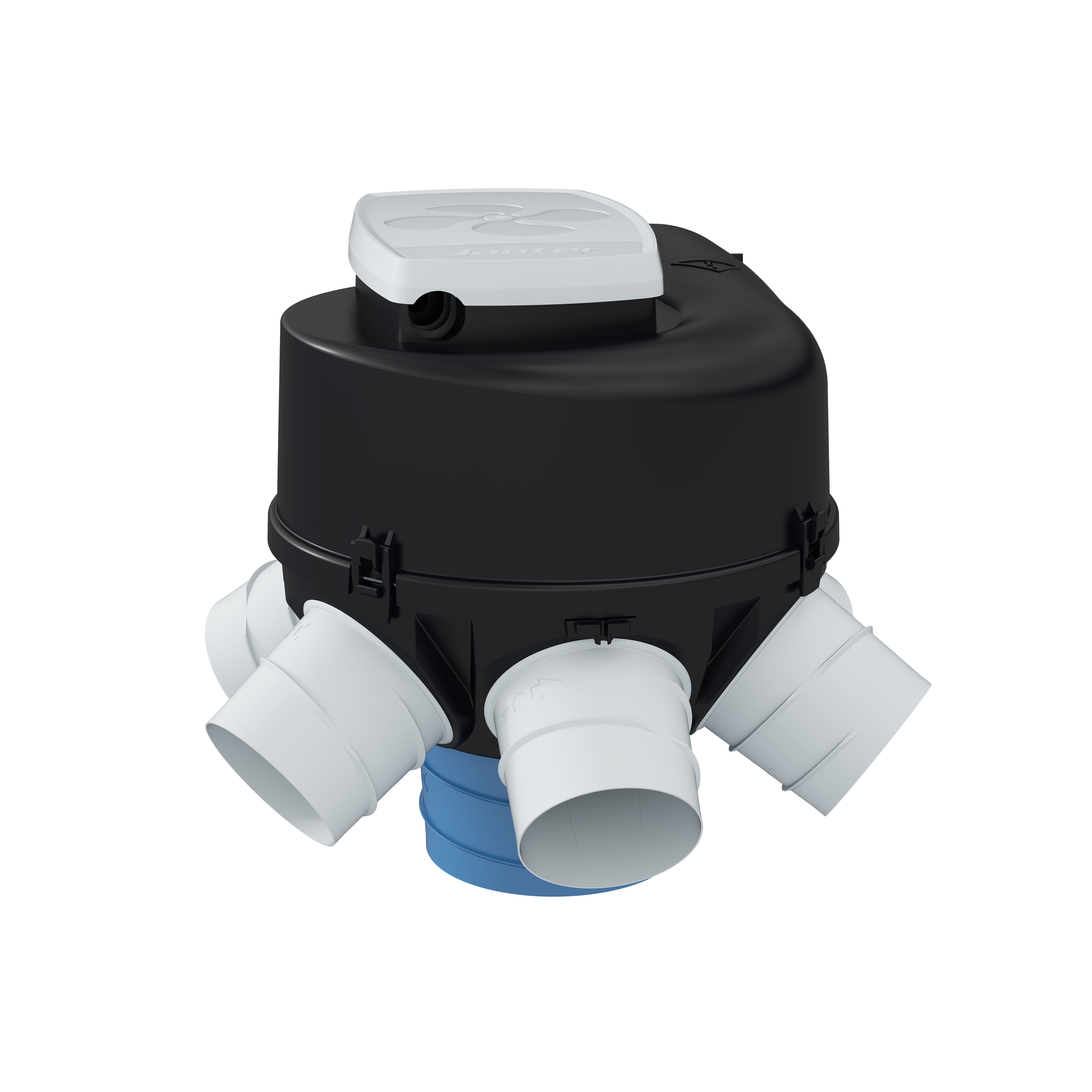 Kit VMC simple flux auto à détection d'humidité SAUTER Agalina grand ...