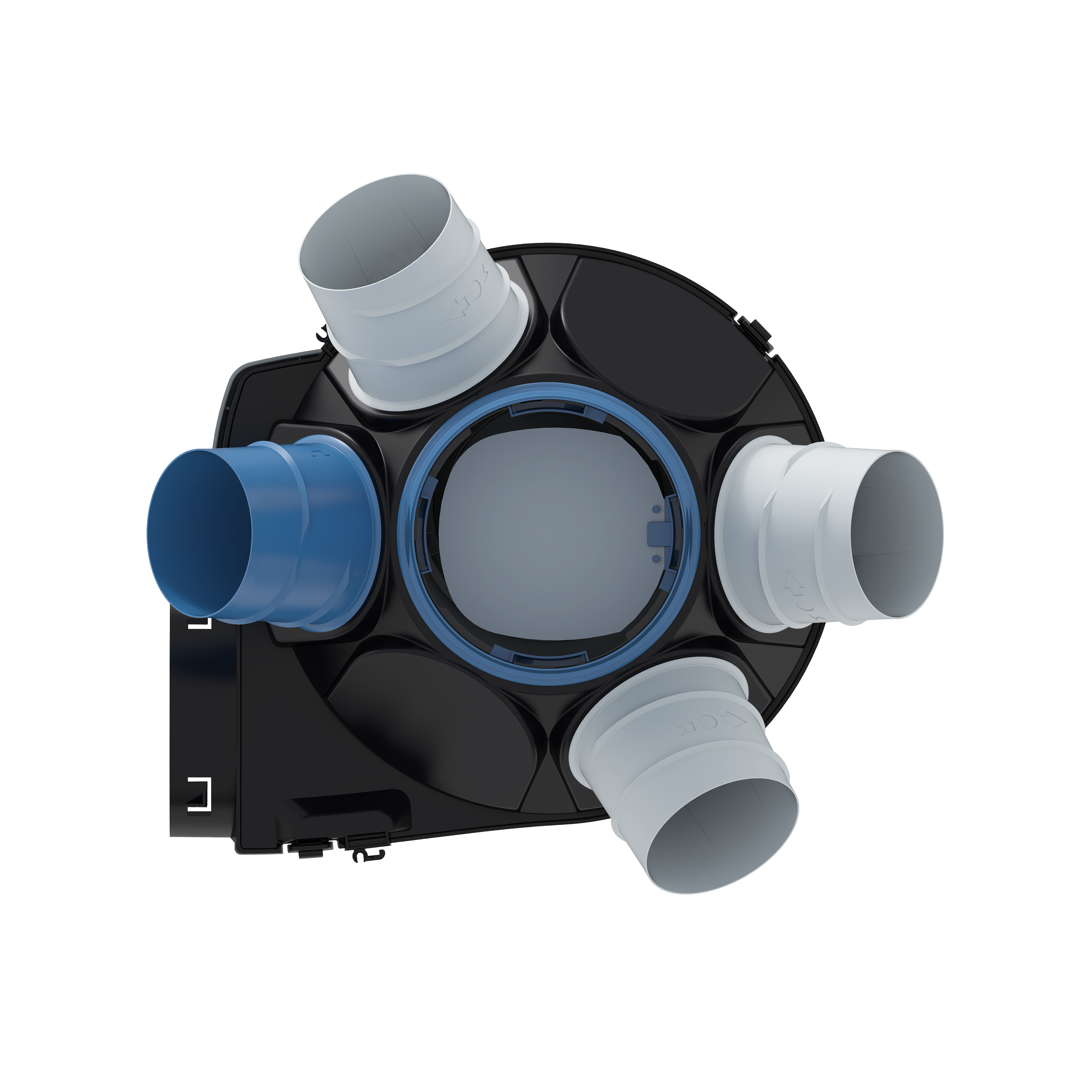 Caisson VMC simple flux autoréglable à détection d'humidité SAUTER ...