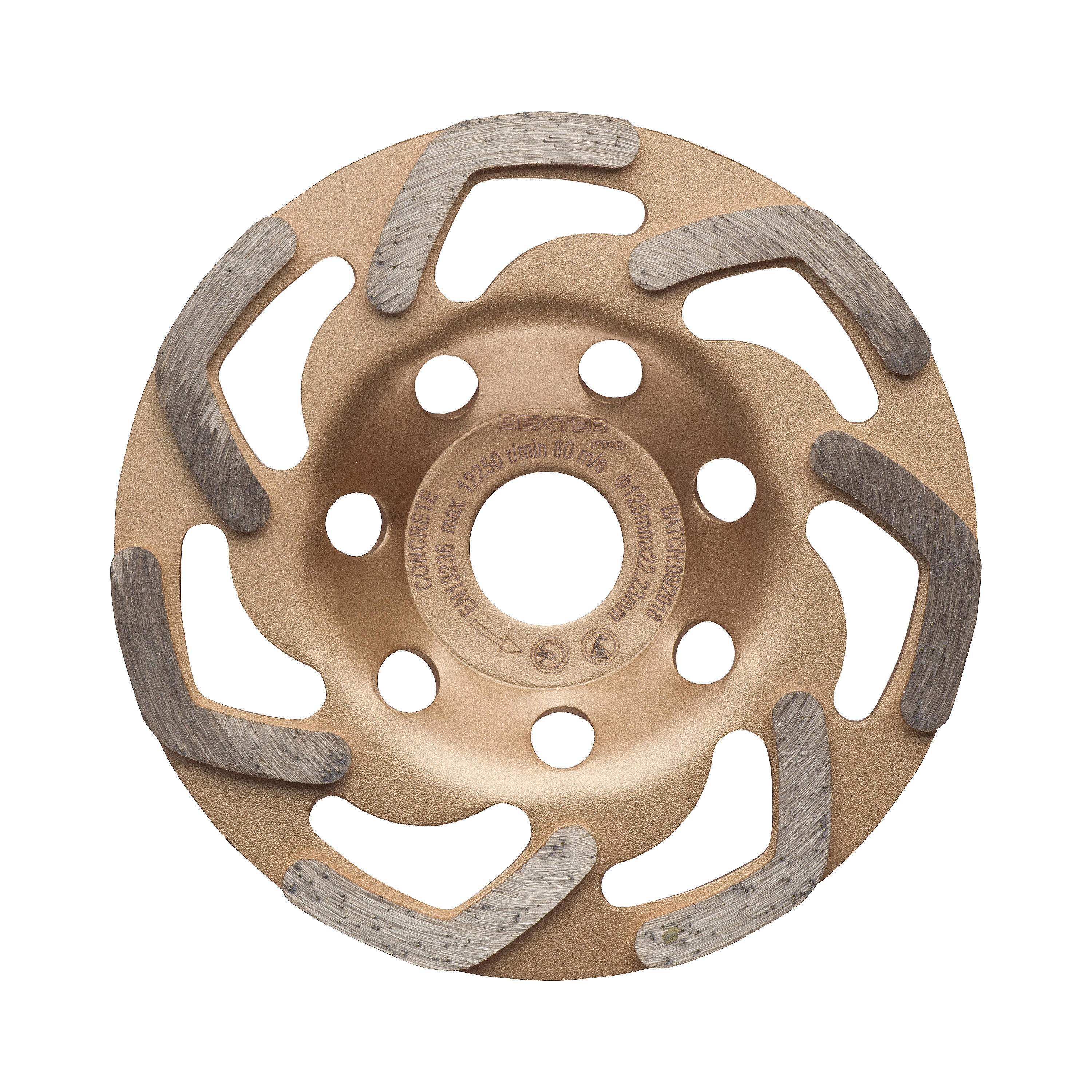 Disque de meulage diamant pour béton, DEXTER PRO, Ø125.0 mm | Leroy Merlin
