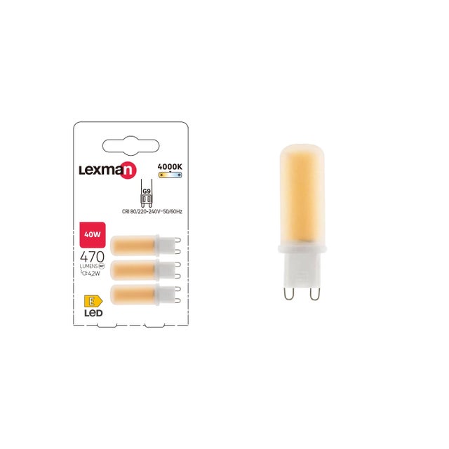 Ampoules g9 led au meilleur prix | Leroy Merlin