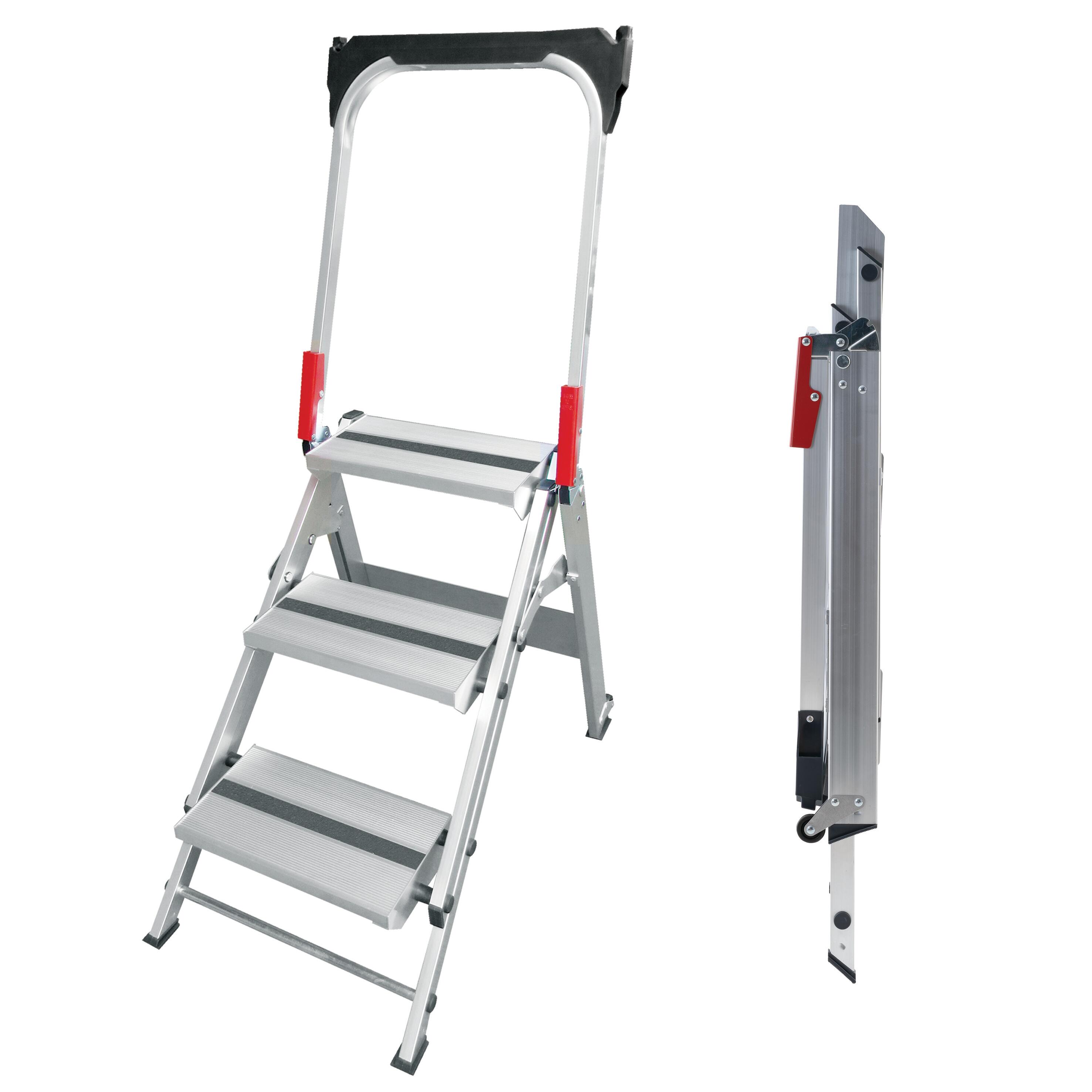 Scala GIERRE Confort in alluminio 3 gradini portata massima 150 kg EN ...