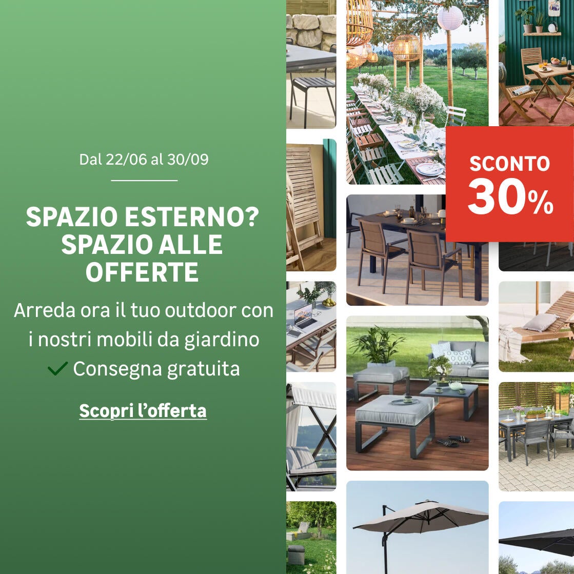 Spazio esterno? Spazio agli sconti | Leroy Merlin