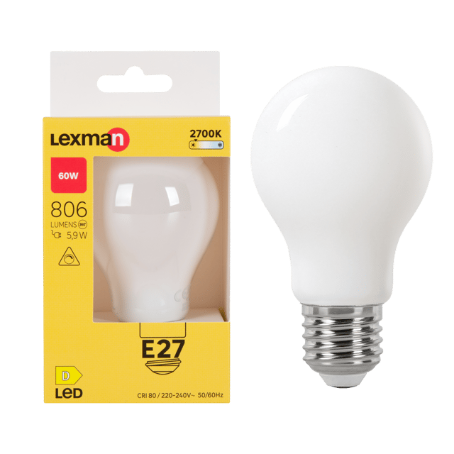 Bombilla led lexman e27: Ahorra energía y vida útil prolongada