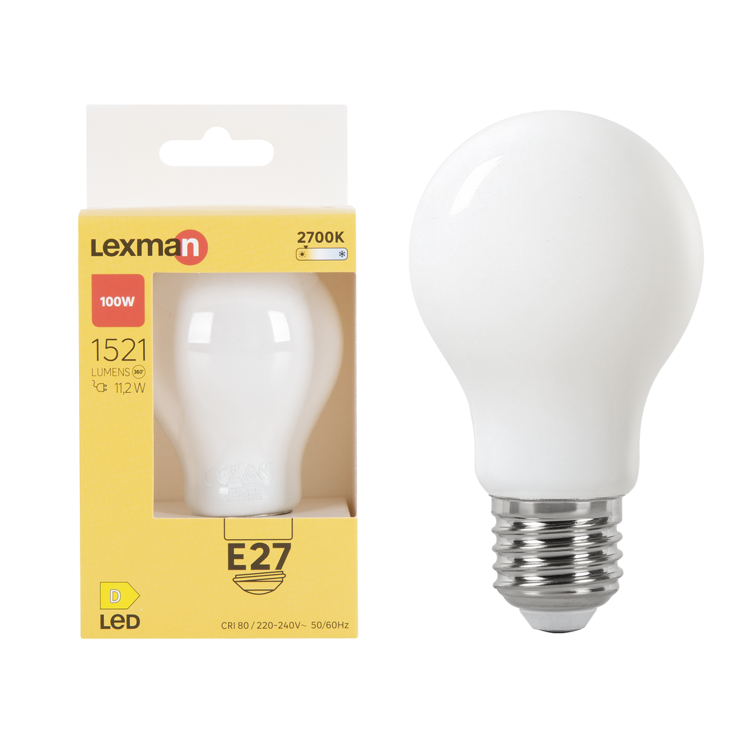 Λάμπα Led LEXMAN Ε27 1521LM 11,2W θερμό λευκό