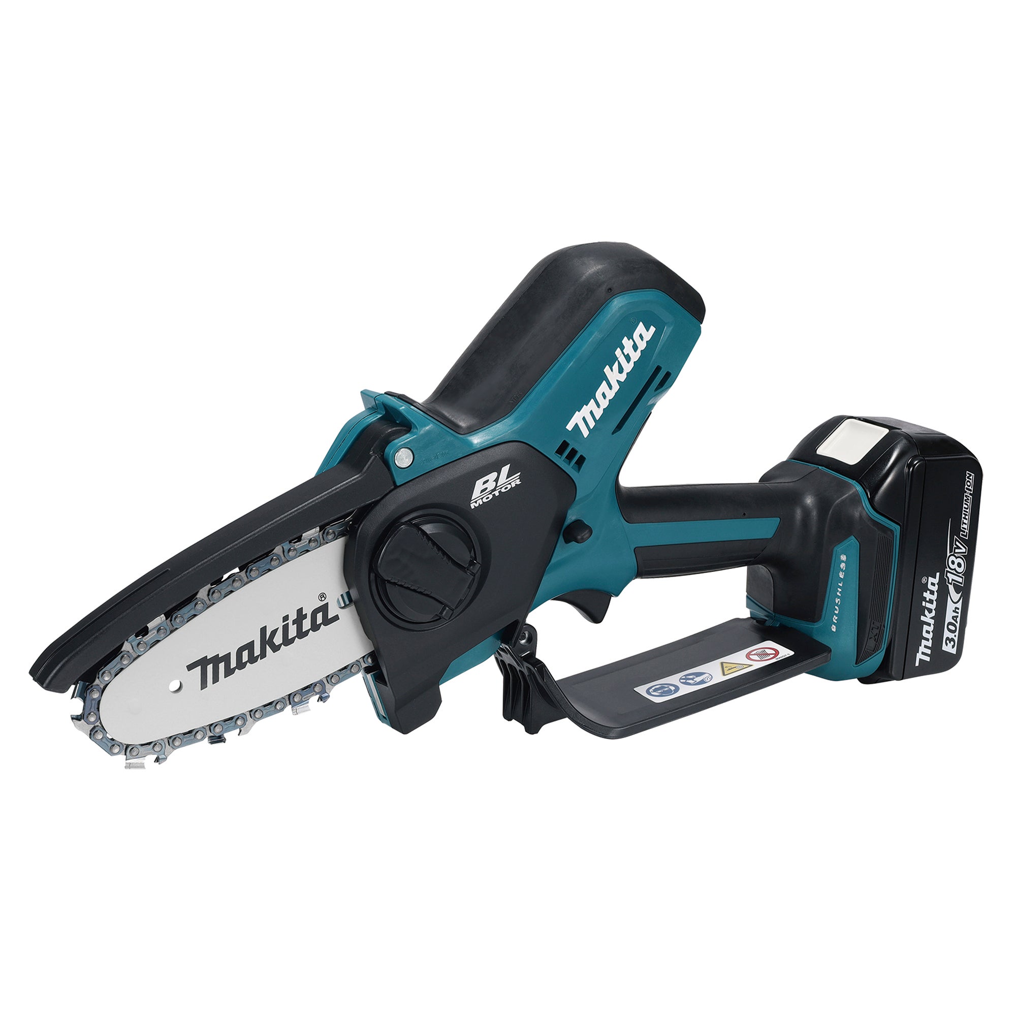 Minimotosierra a batería MAKITA DUC101SF 18V 3Ah 10 cm longitud espada ...