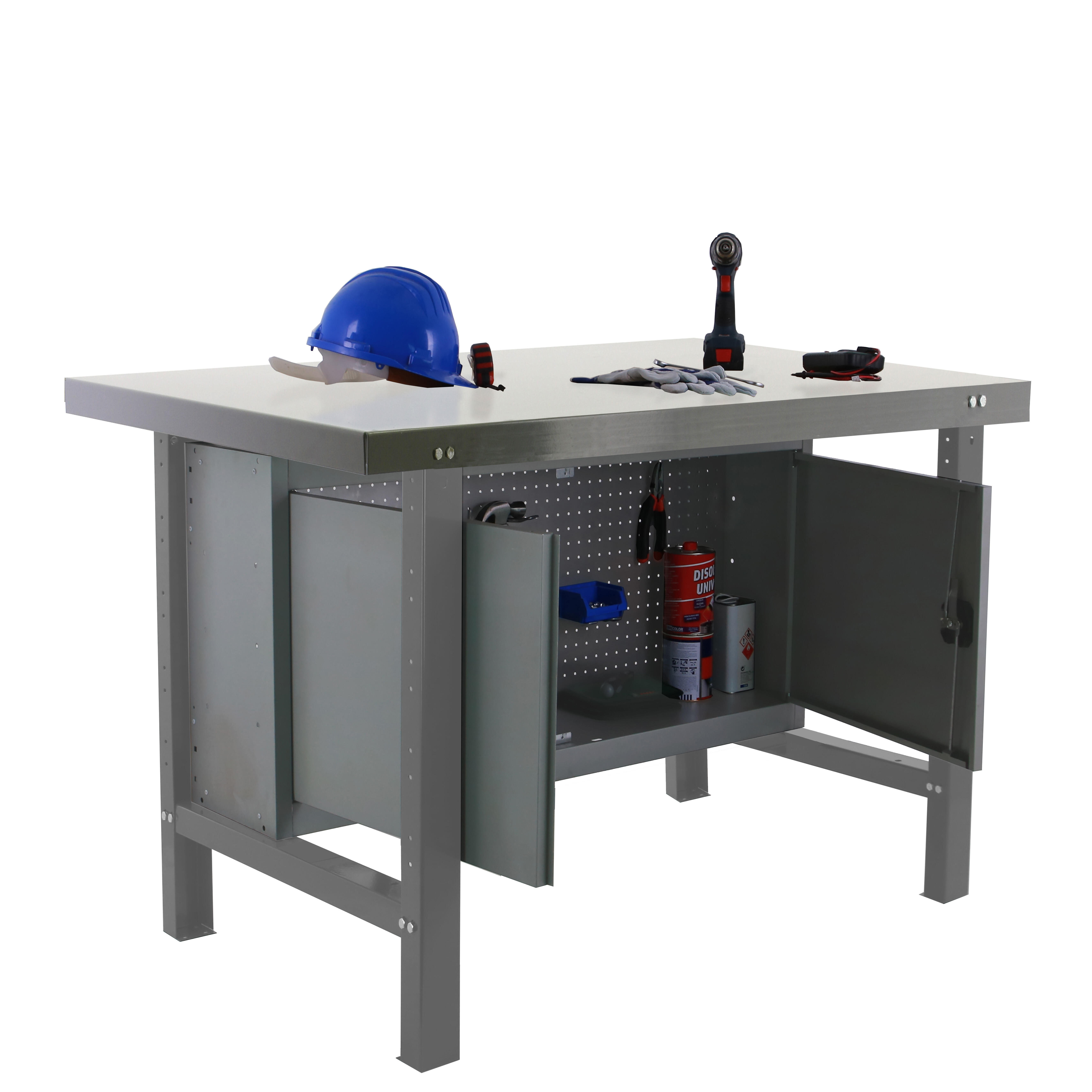 Banco SIMONWORK BT6 met cabinet 1200 gris | Leroy Merlin