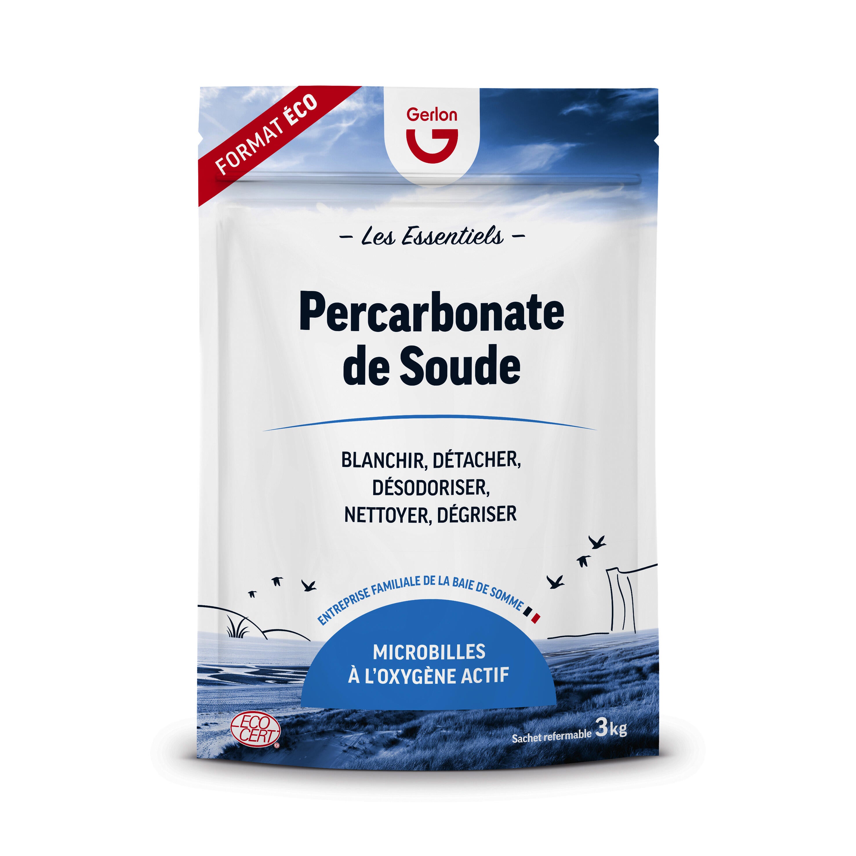 Percarbonate de soude GERLON Les essentiels, 3Kg | Leroy Merlin