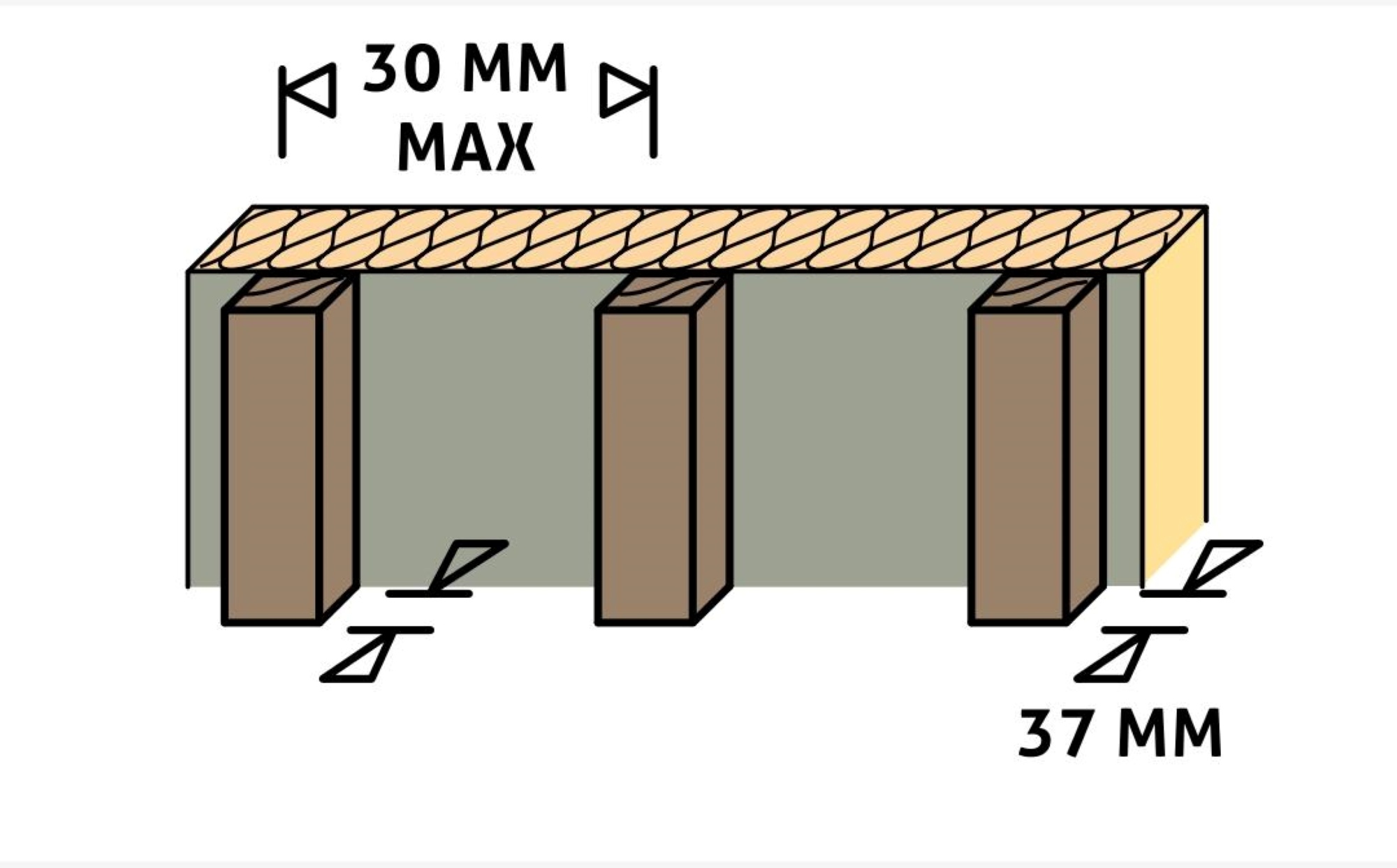 6 paneles FAZA DESIGN pvc 2.4 x 0.18 m gris | Leroy Merlin