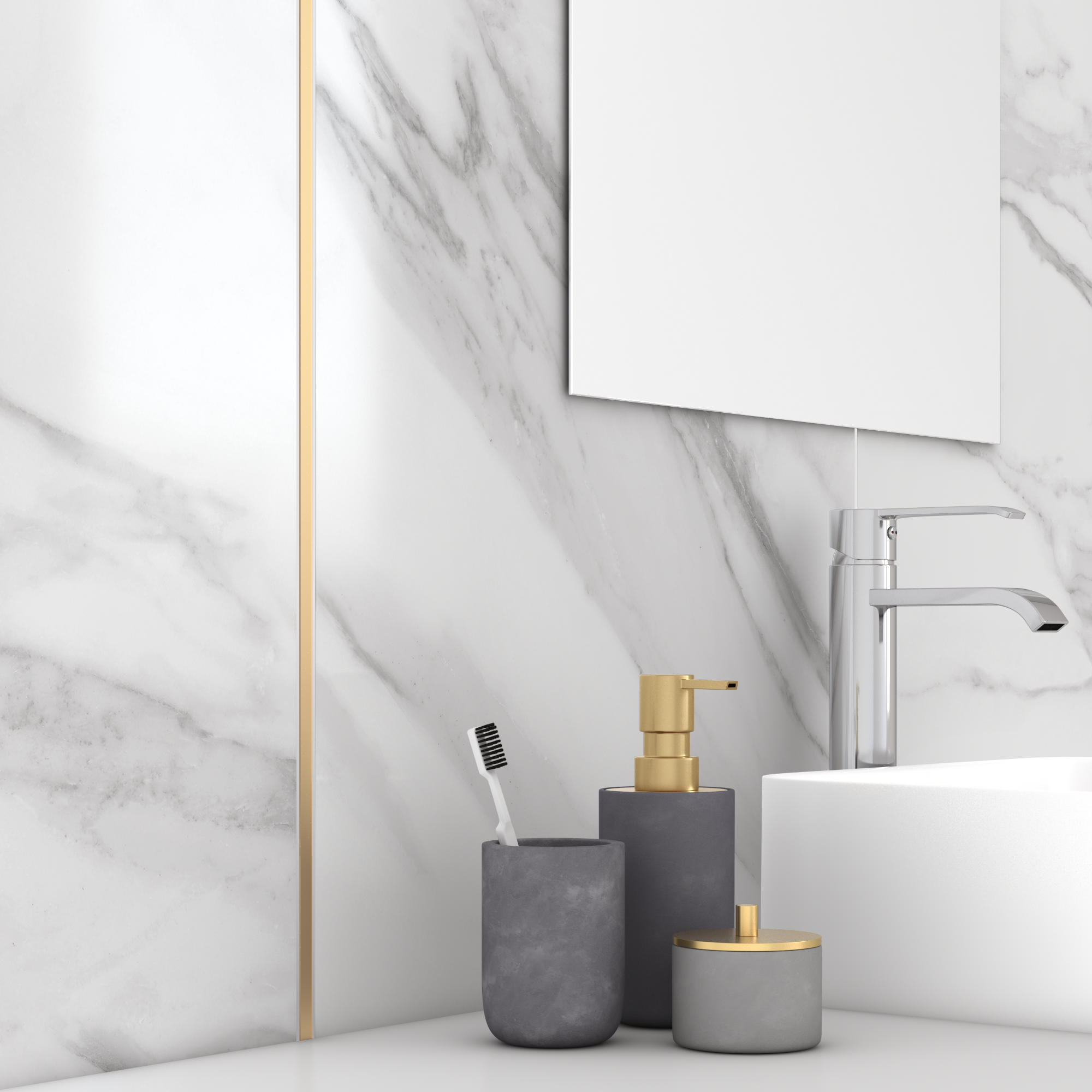 Listel mur et sol doré mat aluminium L.250 cm x Ep.12 mm | Leroy Merlin