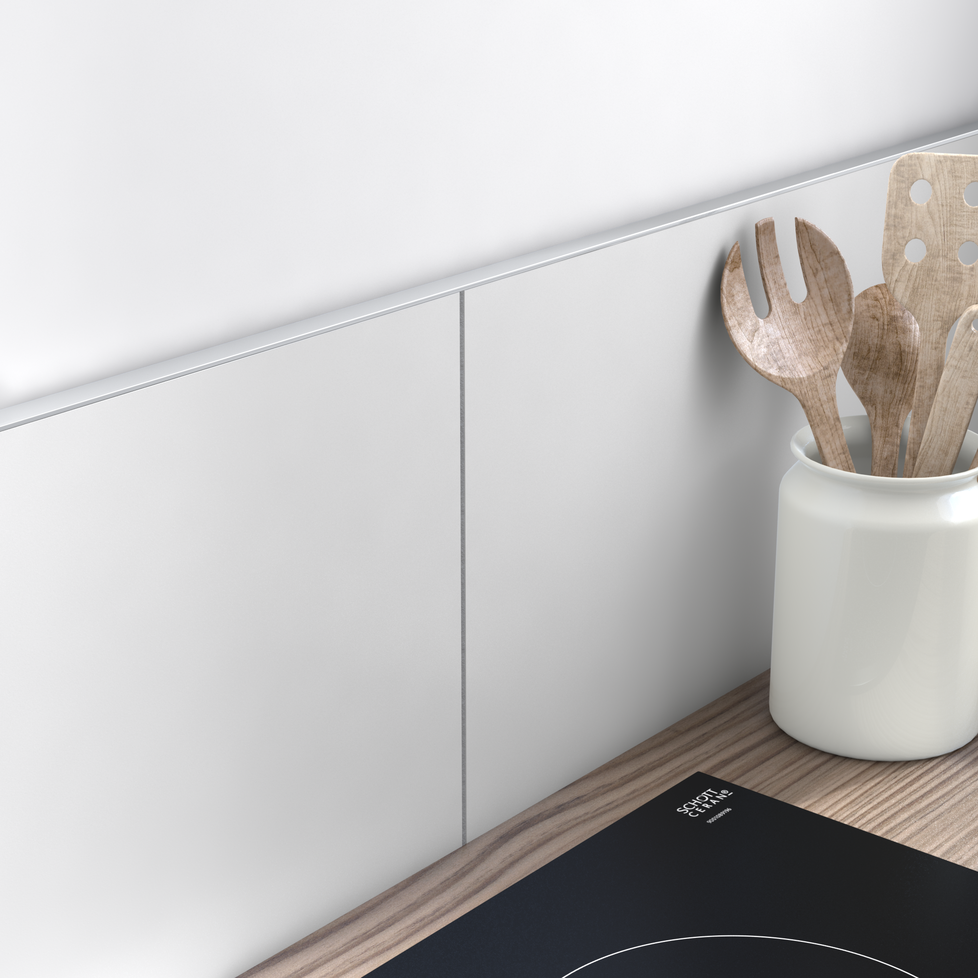 Equerre de finition carrelage mur et sol gris brillant aluminium L.250 ...