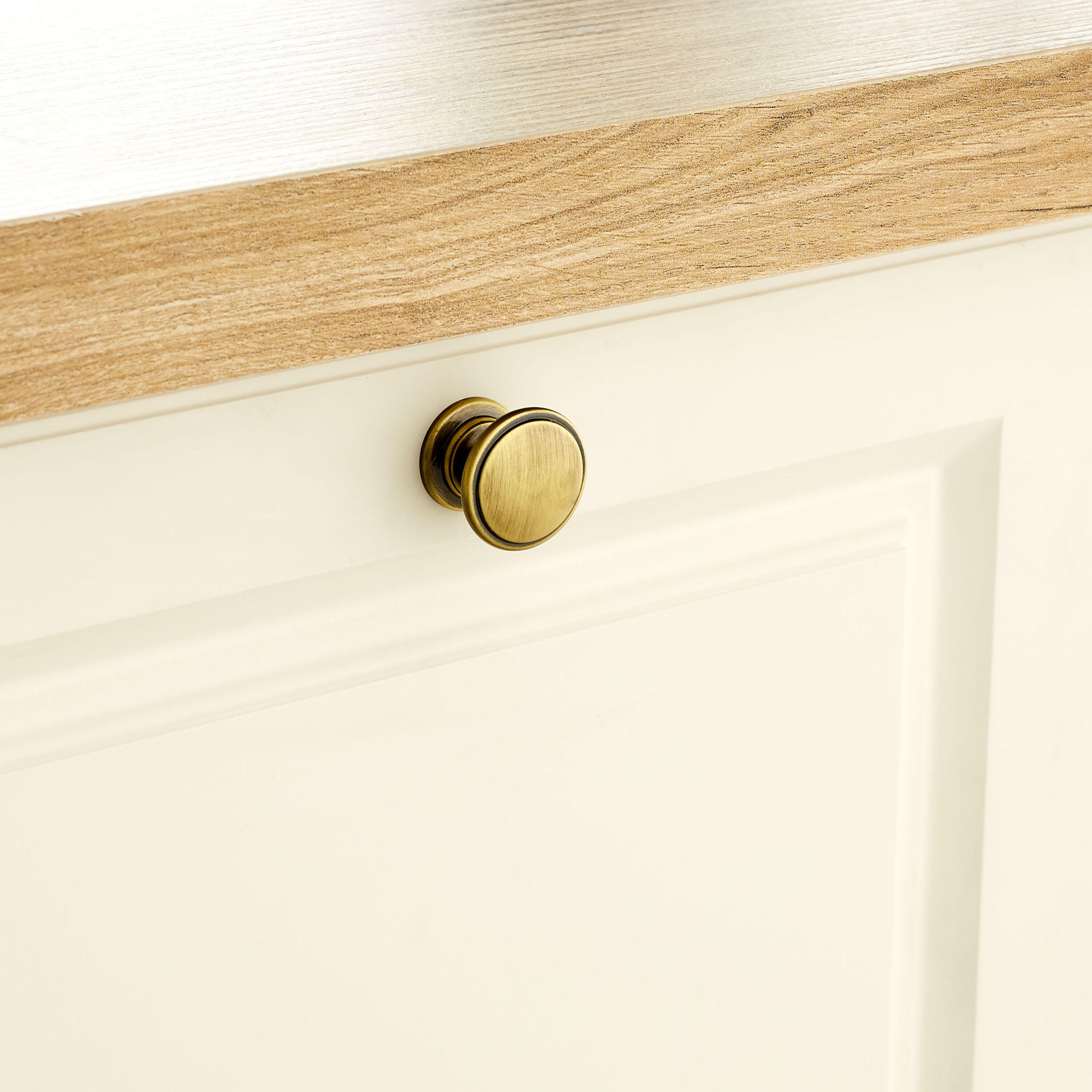 Pomolo per mobili INSPIRE kessy in zama ottone anticato Ø 25.5 mm, 2 ...