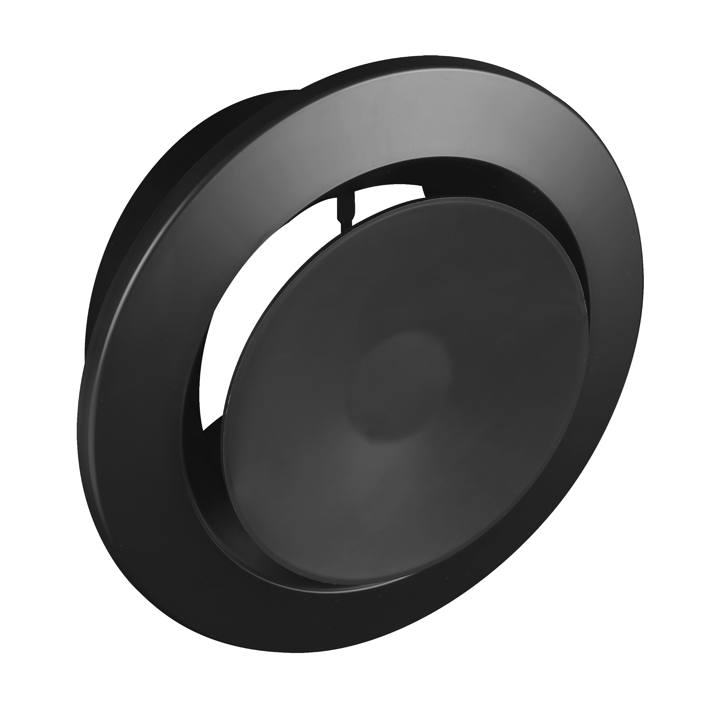 Anemostat plastikowy 125 mm czarny EQUATION - Leroy Merlin