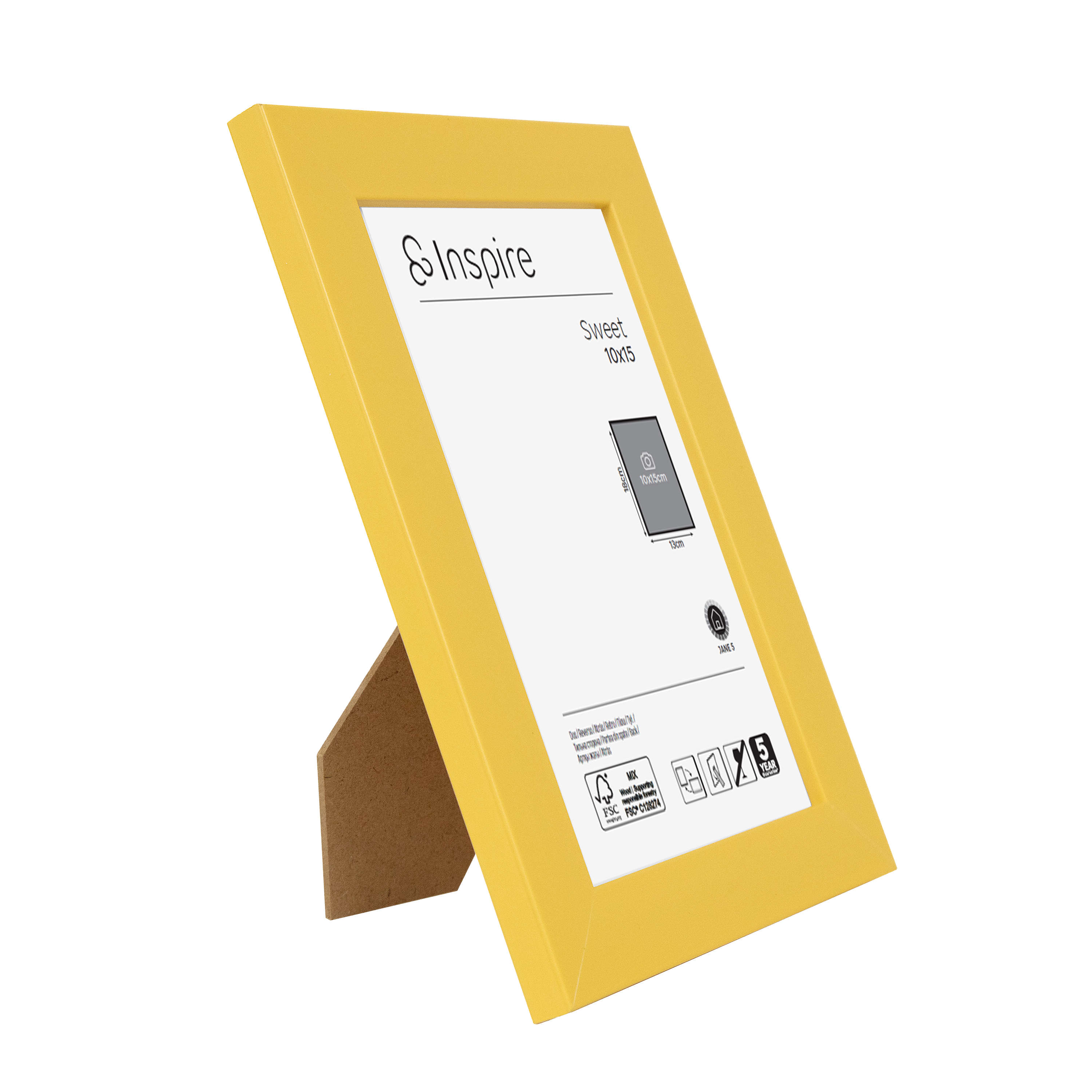 Marco Sweet Jane amarillo INSPIRE 10x15cm | Leroy Merlin