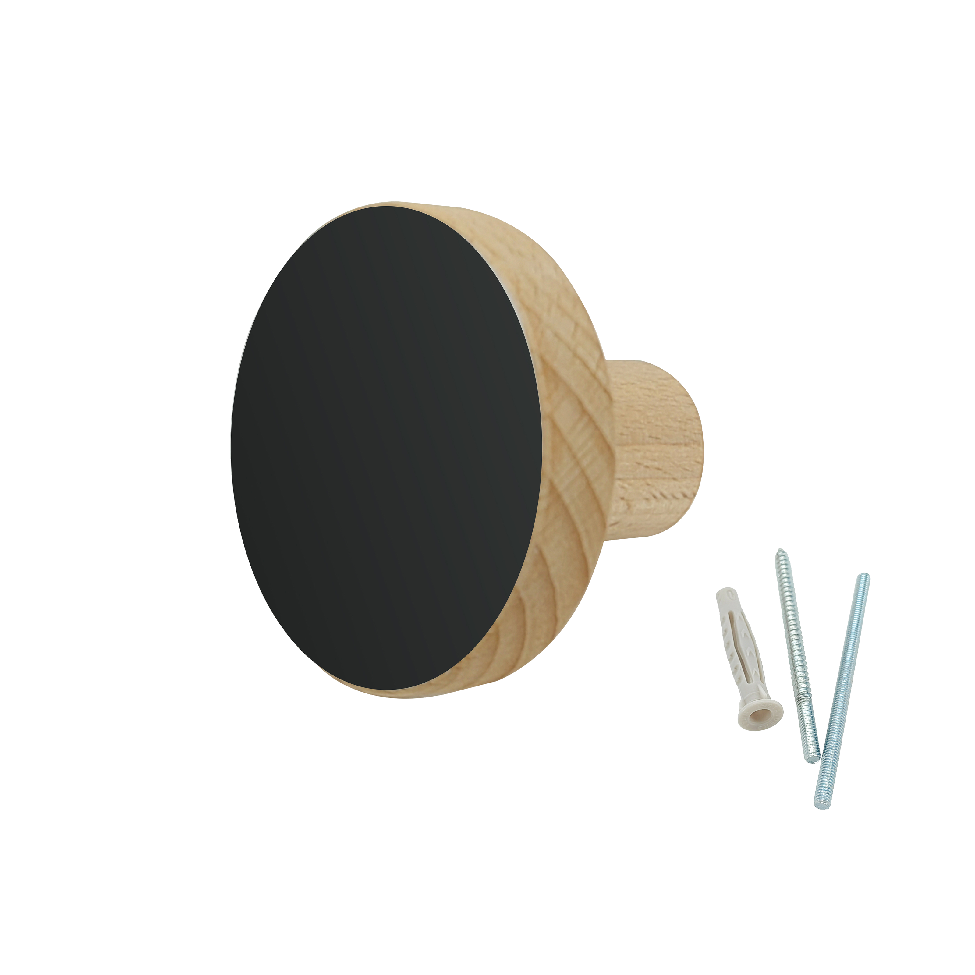 Patère à visser noir Rondo SPACEO | Leroy Merlin