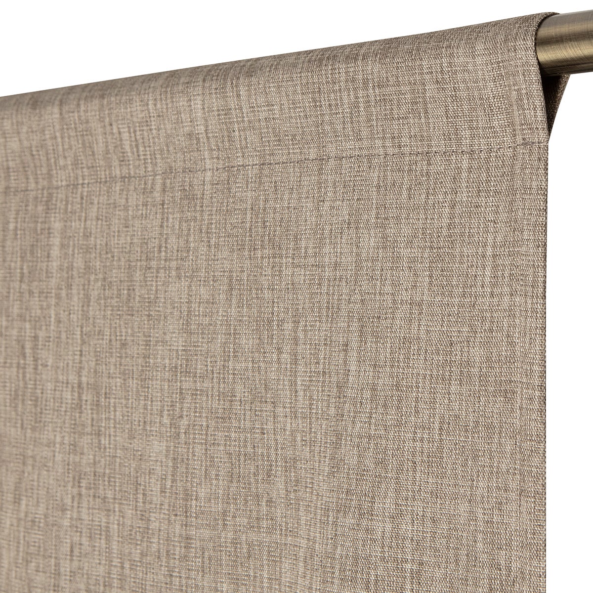 Vitrage occultant thermique, Vence, taupe H.210 x l.90 cm | Leroy Merlin