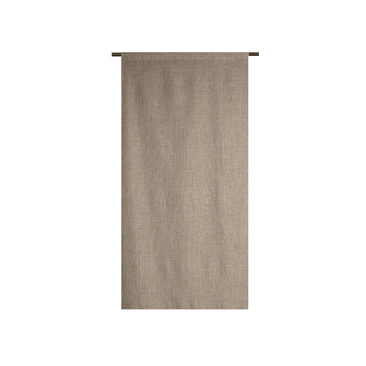 Vitrage occultant, Vence occultant thermique, taupe H.160 x l.80 cm ...