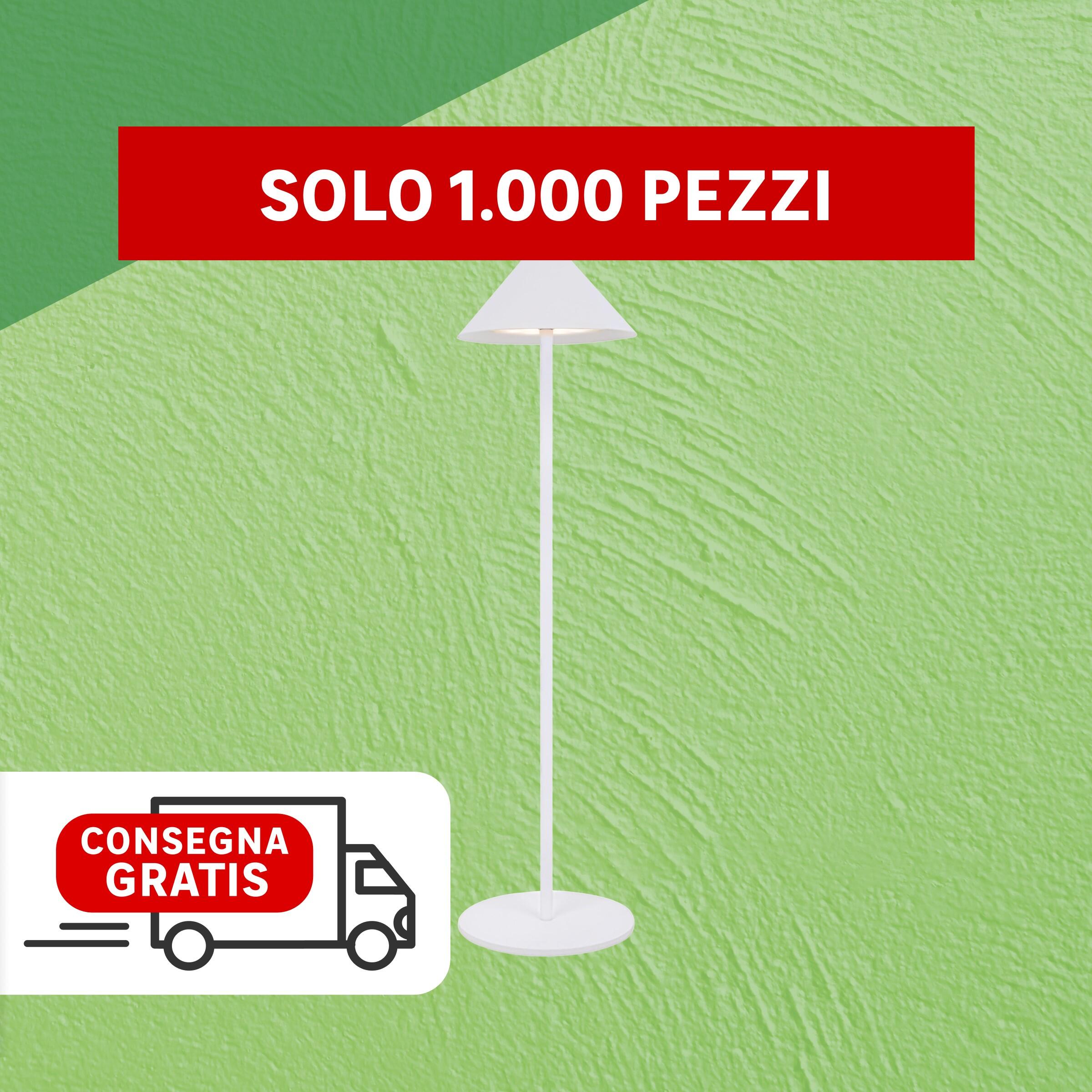 Lampada da esterno senza fili Liberty , in alluminio, luce bianco caldo ...