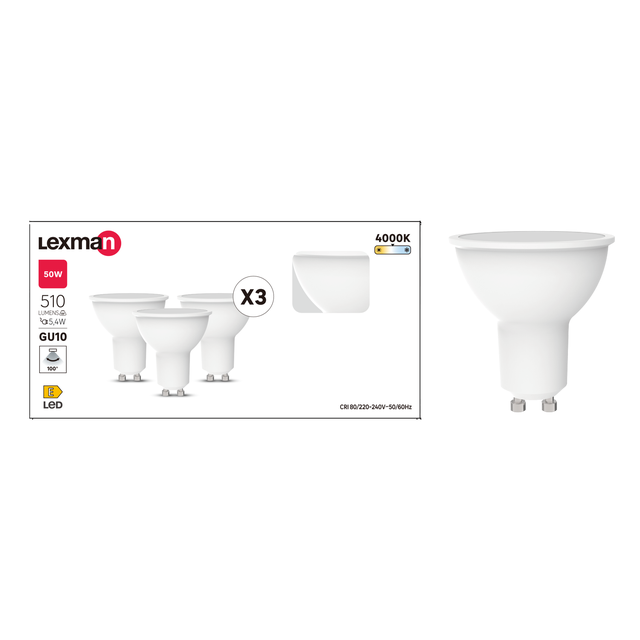 Bombillas LED GU10: Iluminación eficiente y duradera