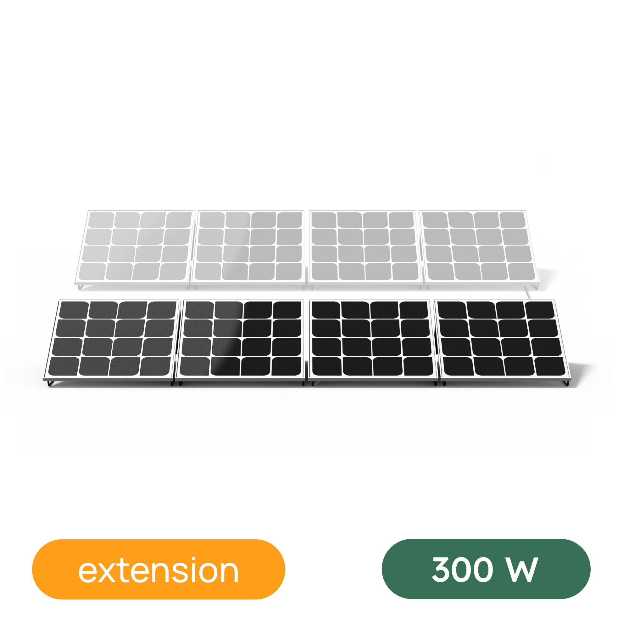 Panneau solaire Beem Energy, kit d'extension 300W, installation au sol | Leroy Merlin