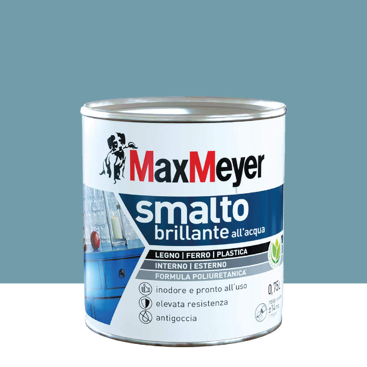 Vernice da esterno antigoccia per legno e ferro e plastica MAXMEYER ...