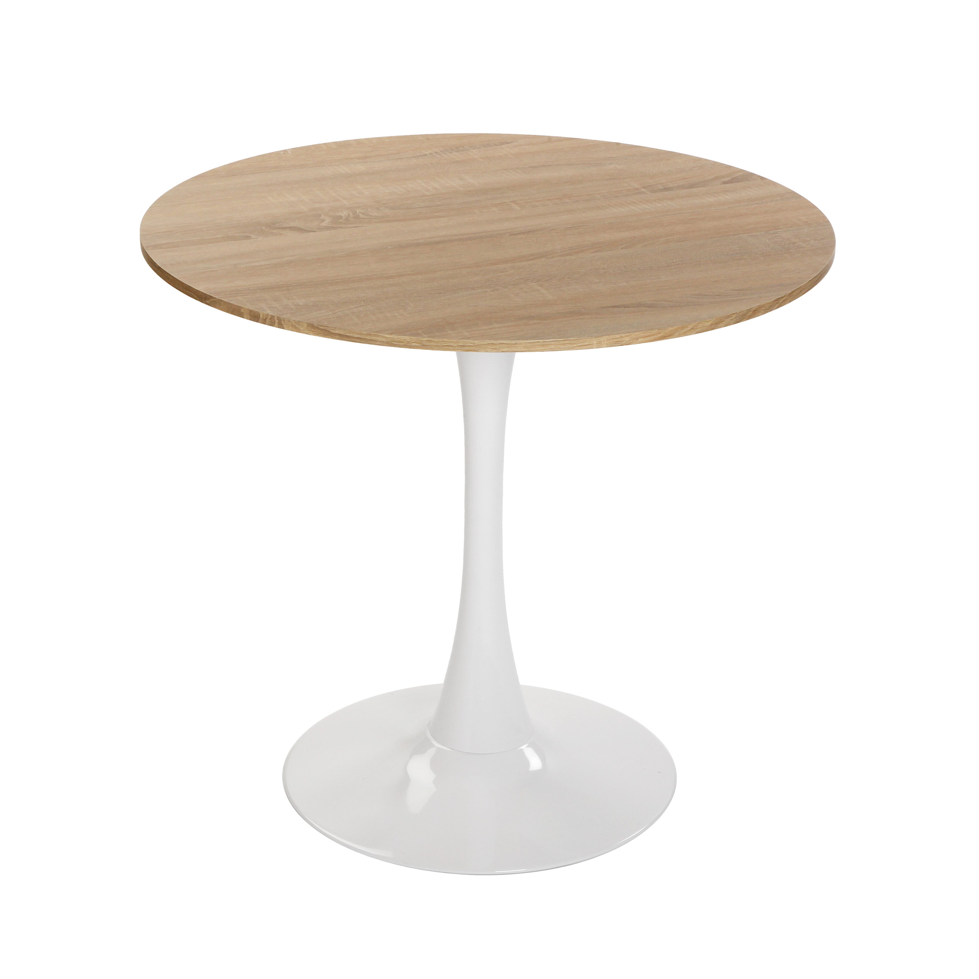 Mesa de cocina LIA 80X80 cm color madera/blanco | Leroy Merlin