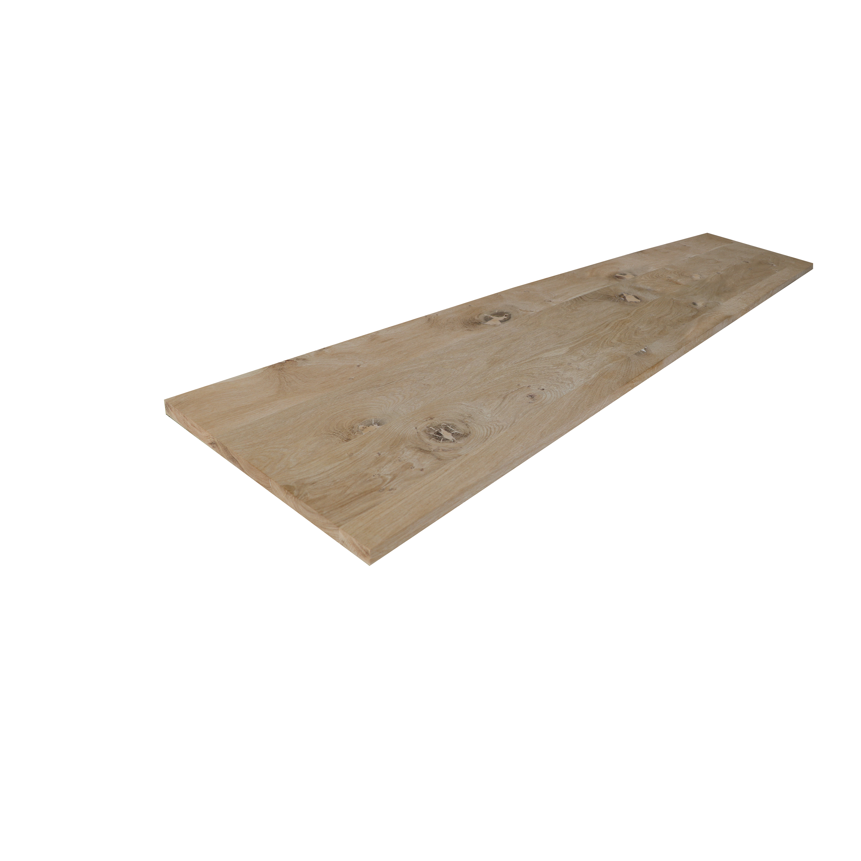Tablette chêne chêne rustique, L.200 x l.50 cm x Ep.20 mm | Leroy Merlin