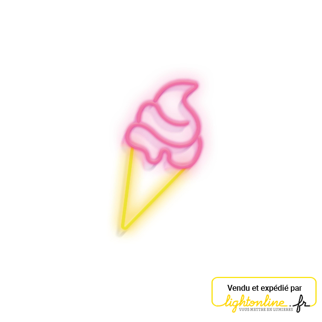 Applique, Néon Ice Cream, CANDYSHOCK | Leroy Merlin