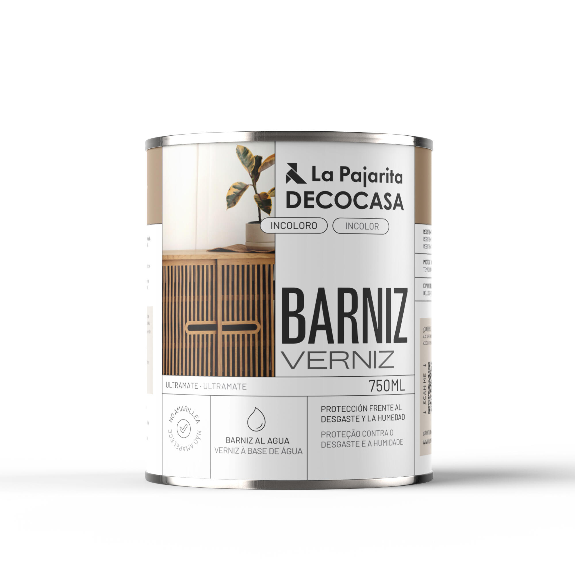 Barniz al agua ultramate La Pajarita 750ml | Leroy Merlin