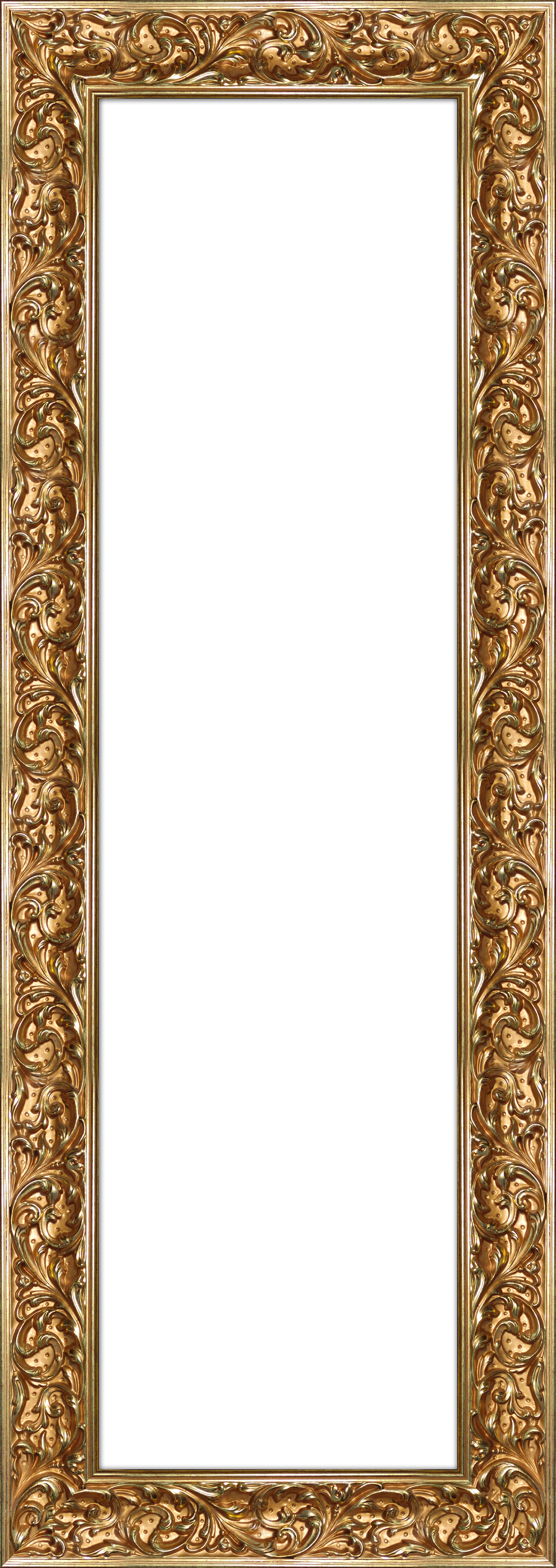 Espejo enmarcado rectangular Moldura dorado 158 x 56 cm | Leroy Merlin