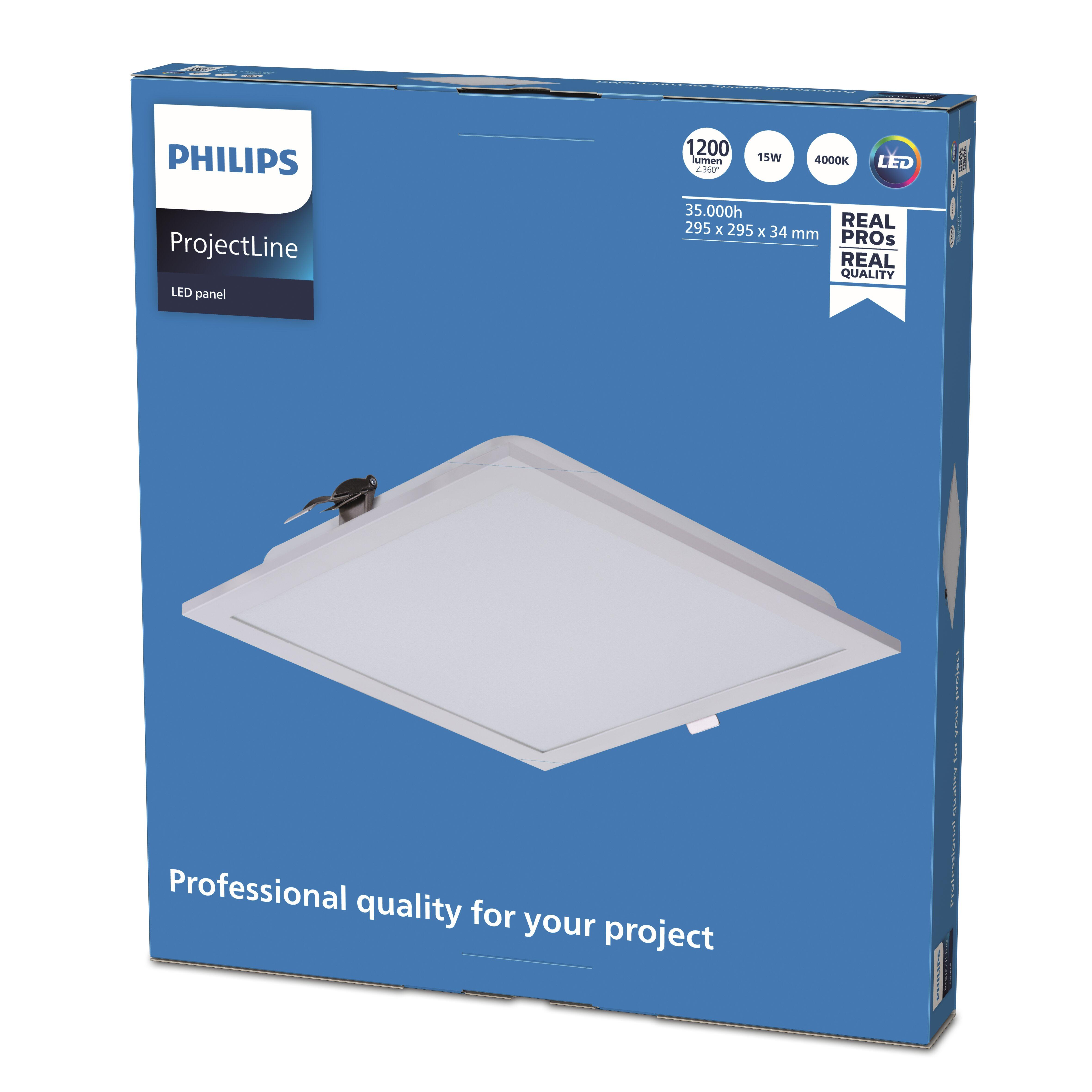 Downlight LED de superficie PHILIPS blanco redondo ø10.5 cm 2000 luz ...
