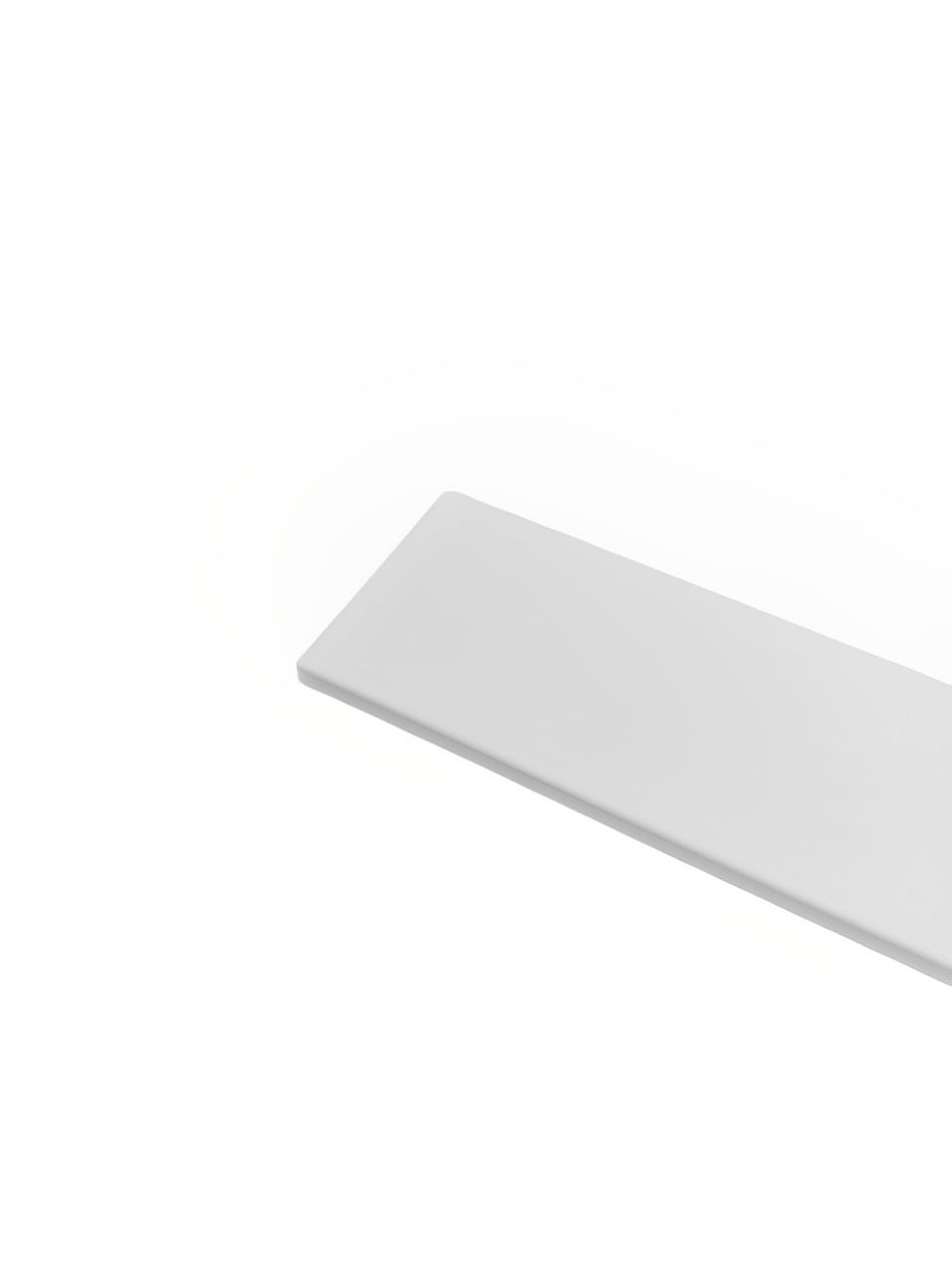 Pareclose de finition pour poteau alu CLOSIUM, Blanc l.7,6 x H. 200 cm ...
