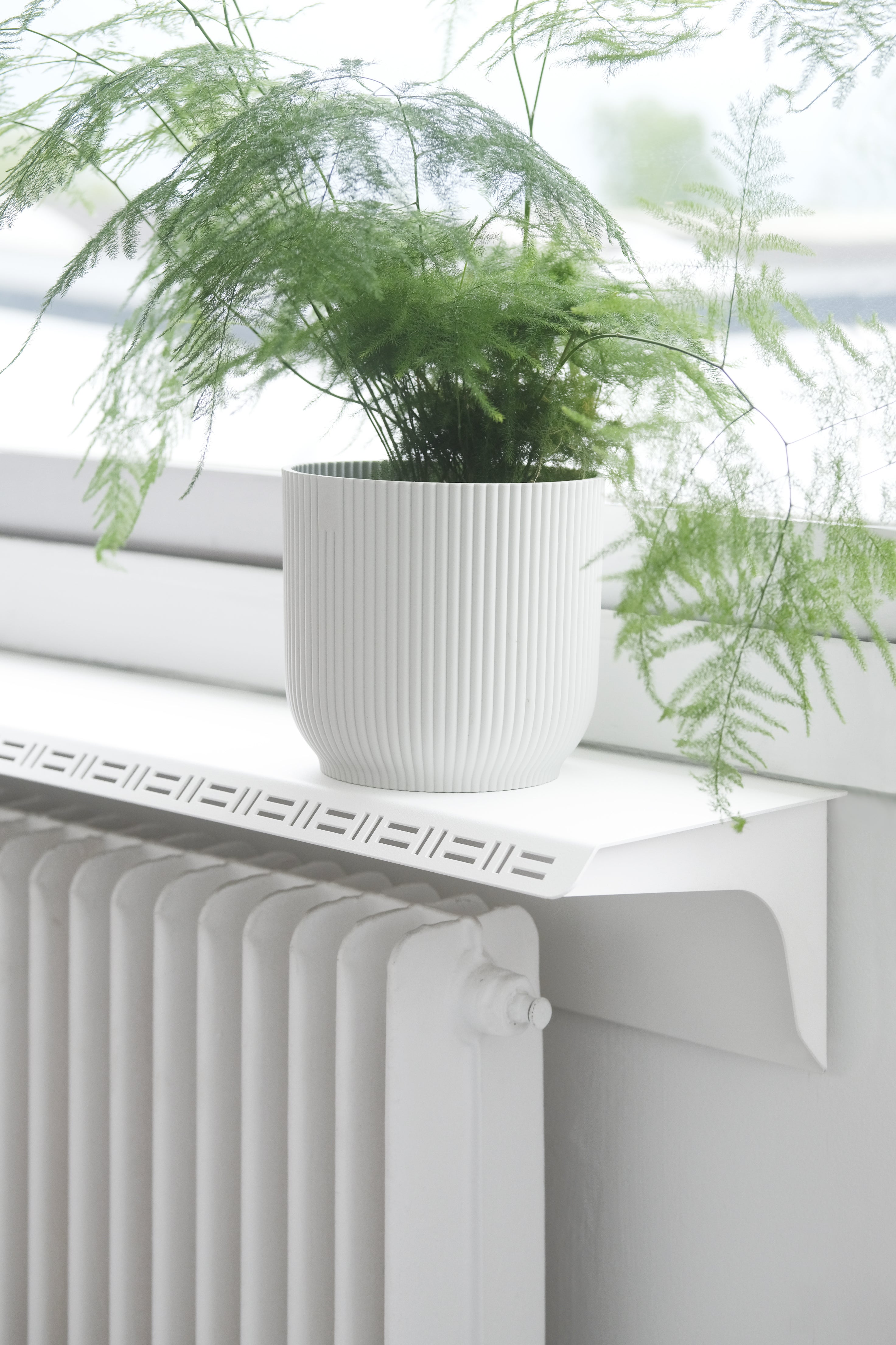 Tablette déflecteur de chaleur radiateur, 90cm, EQUINOXE VOJE, blanc ...