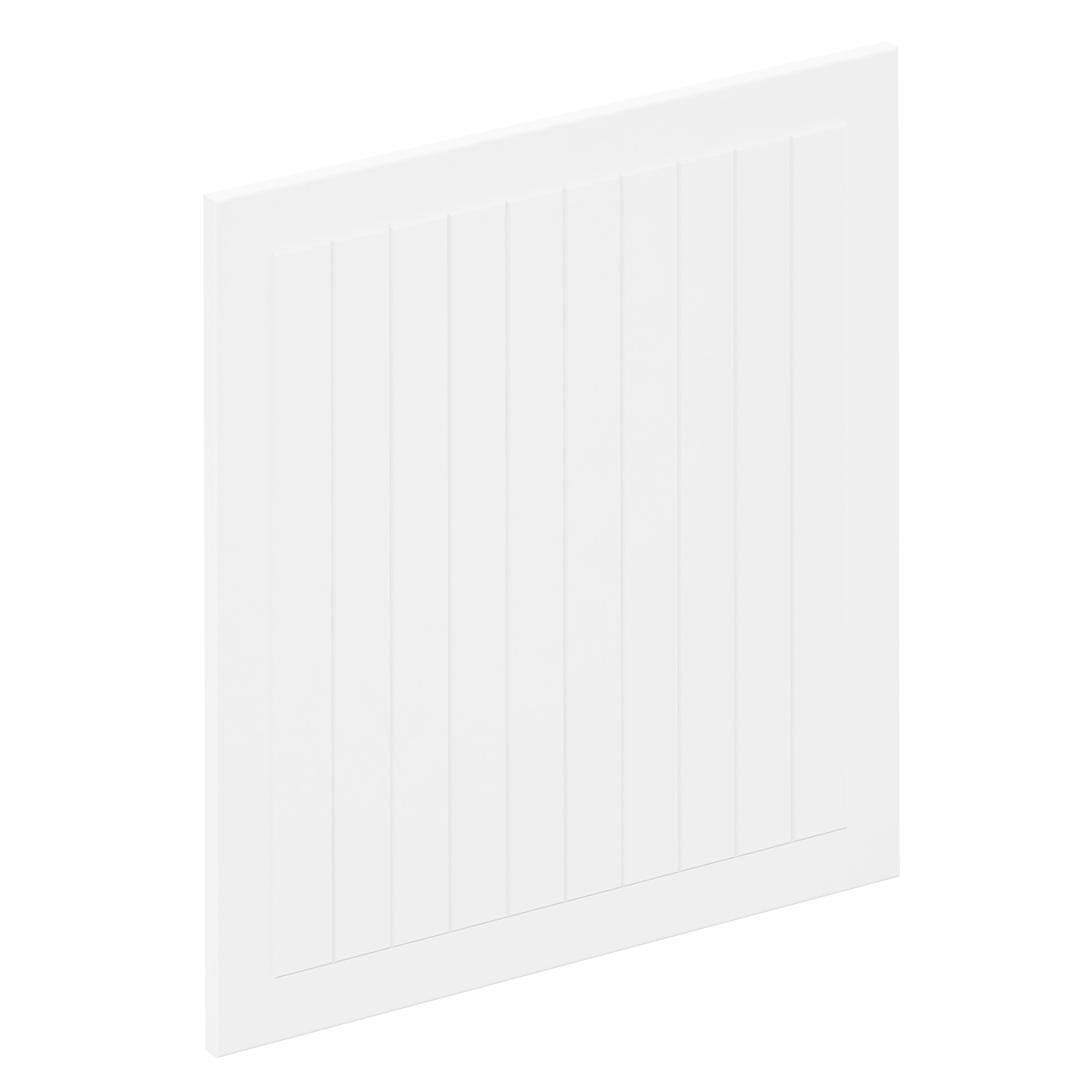 Porte de cuisine Toscane blanc mat H.63.7 x l.59.7 cm | Leroy Merlin