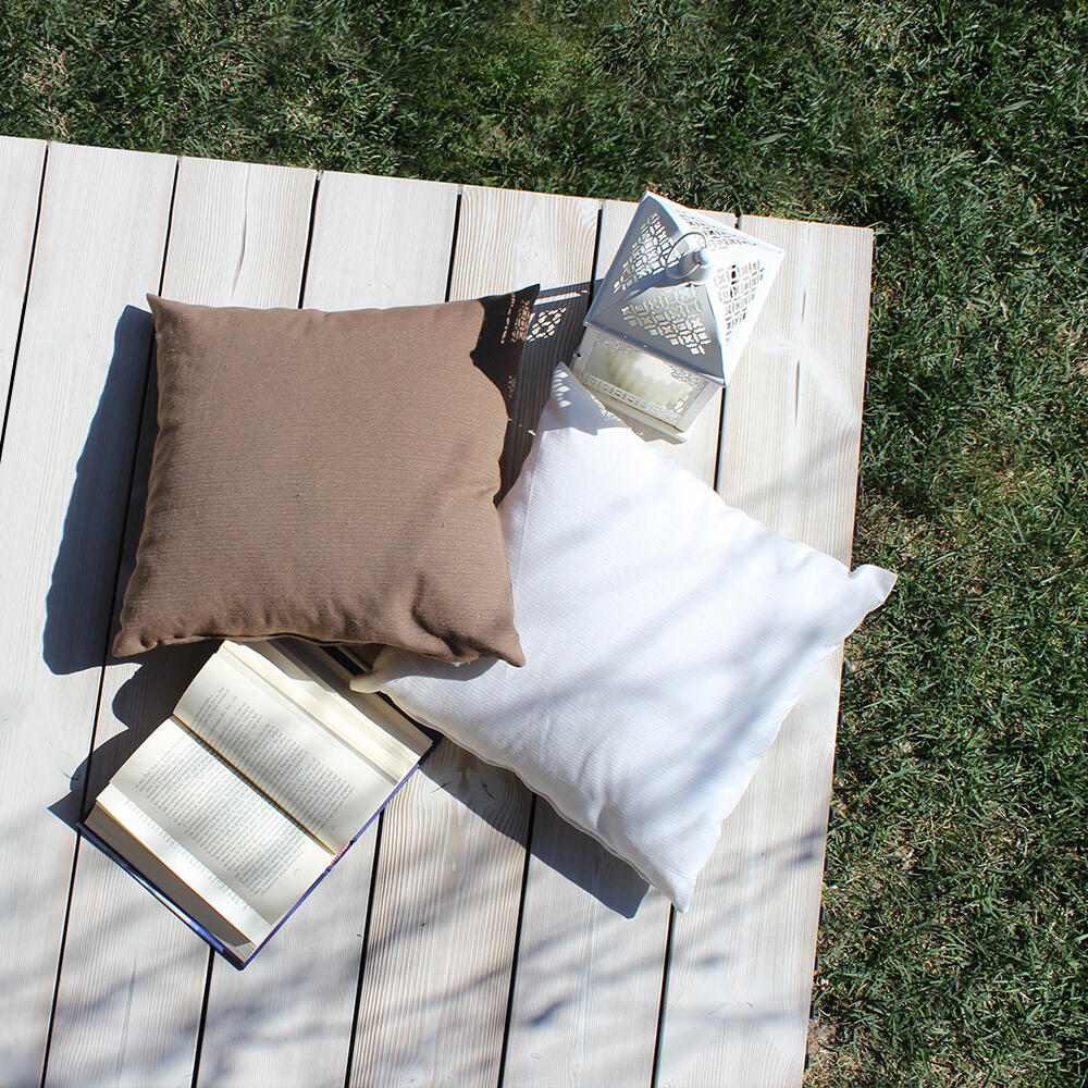 Pavimento esterno in legno Smartplank ONEK colore bianco 120 x 15 cm ...