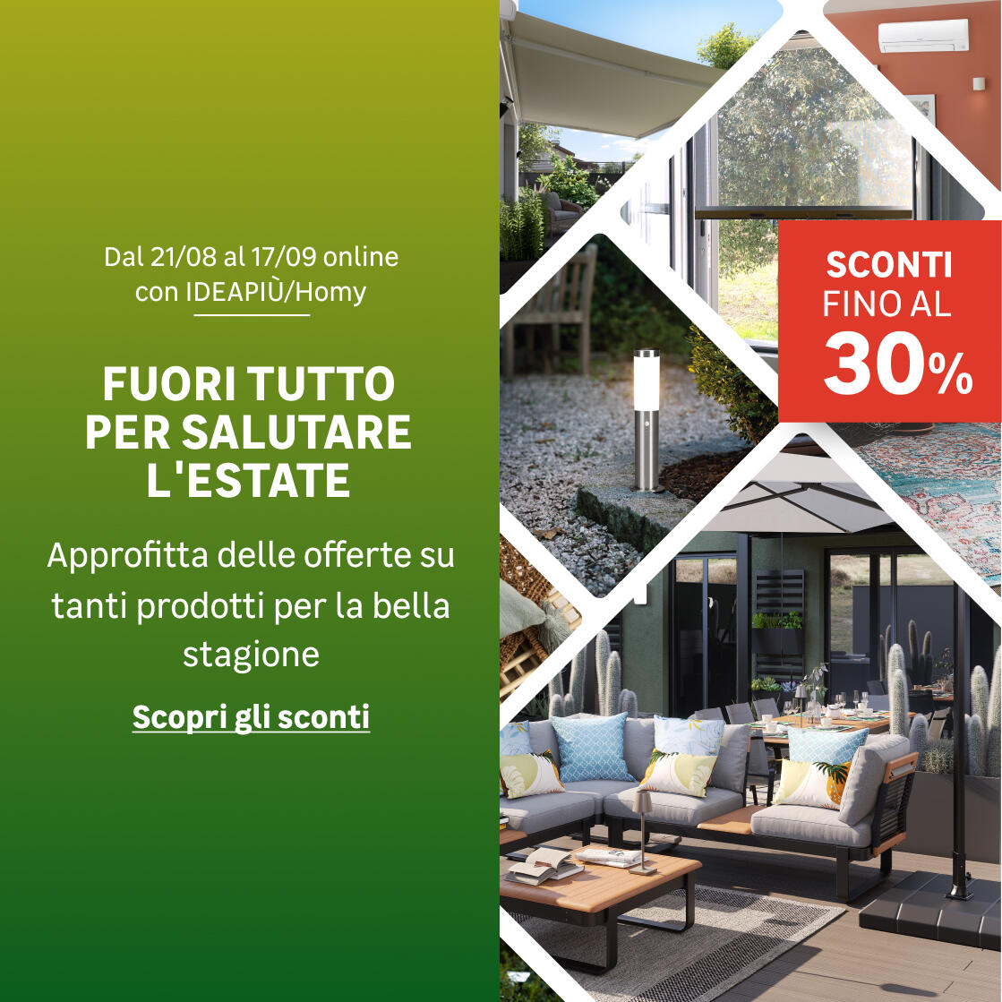 Fuori tutto per salutare l'estate | Leroy Merlin