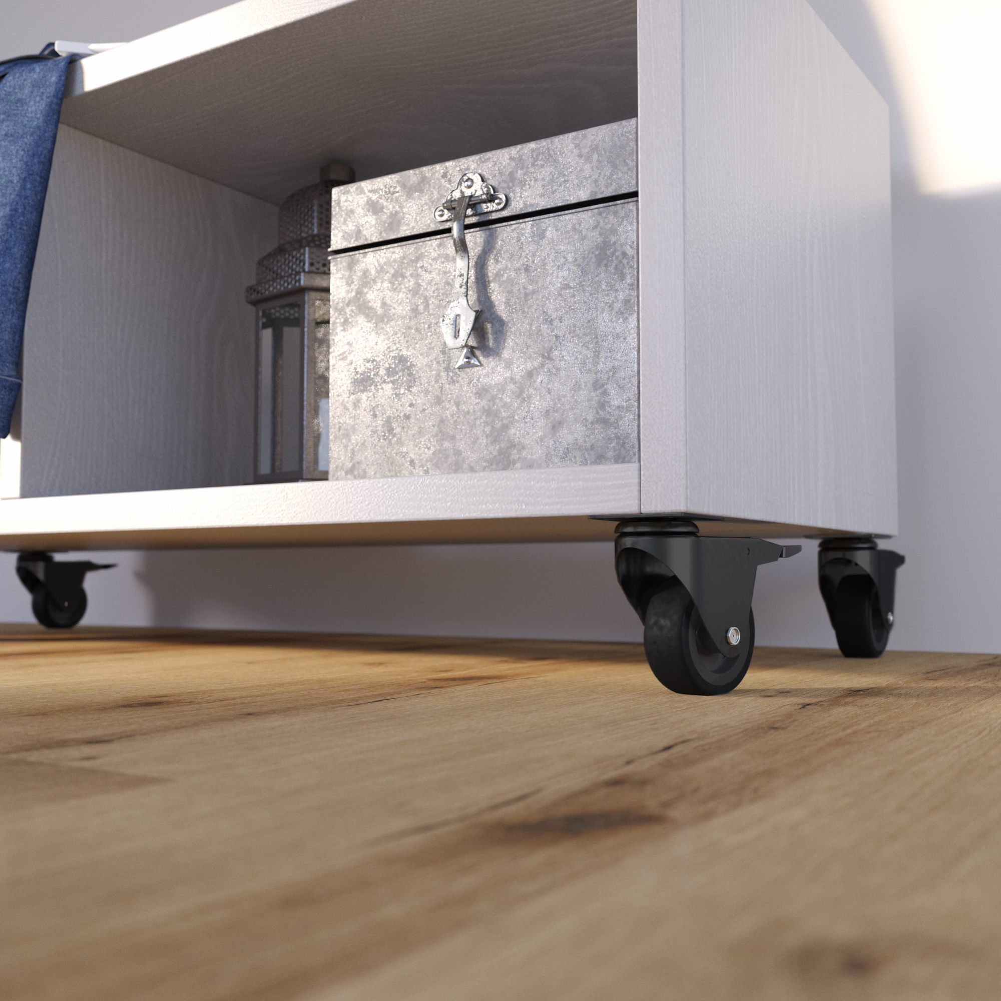 Rueda giratoria con pletina y freno STANDERS , ø 75 mm, peso max. 60 Kg | Leroy Merlin