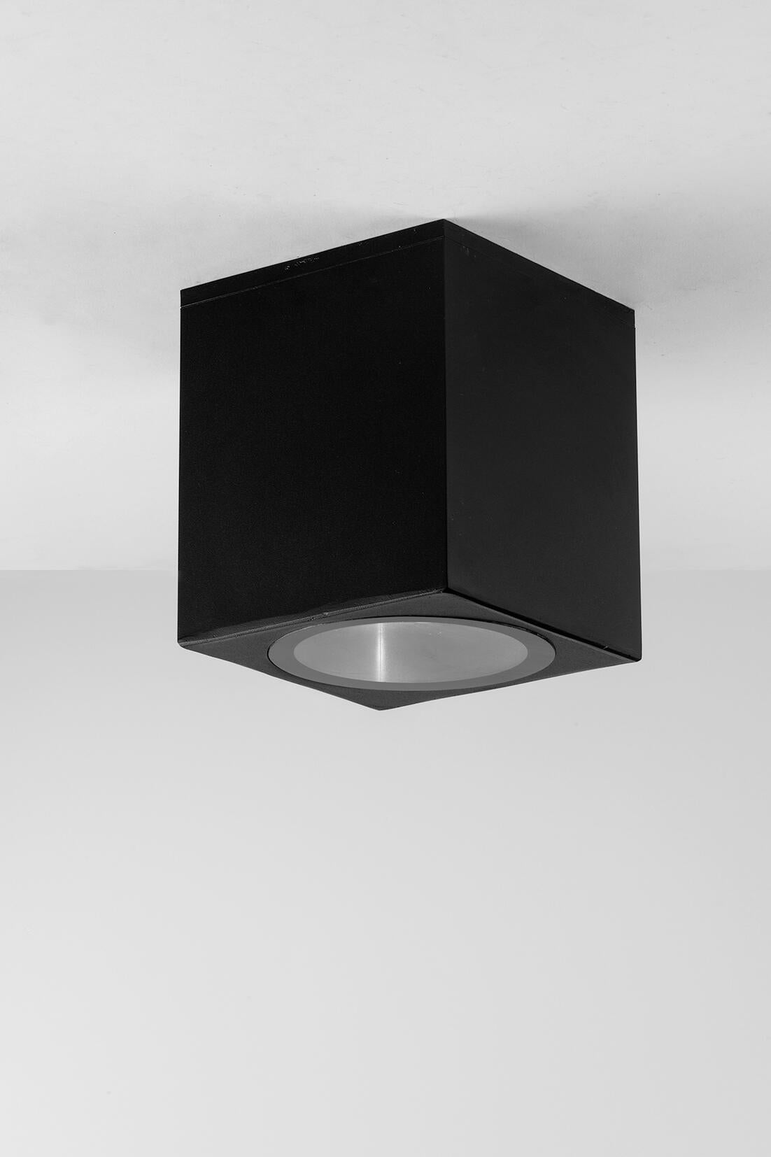 Plafoniera moderno da esterno I-CITIZEN-Q1-NER E27 nero 15 cm IP54 ...