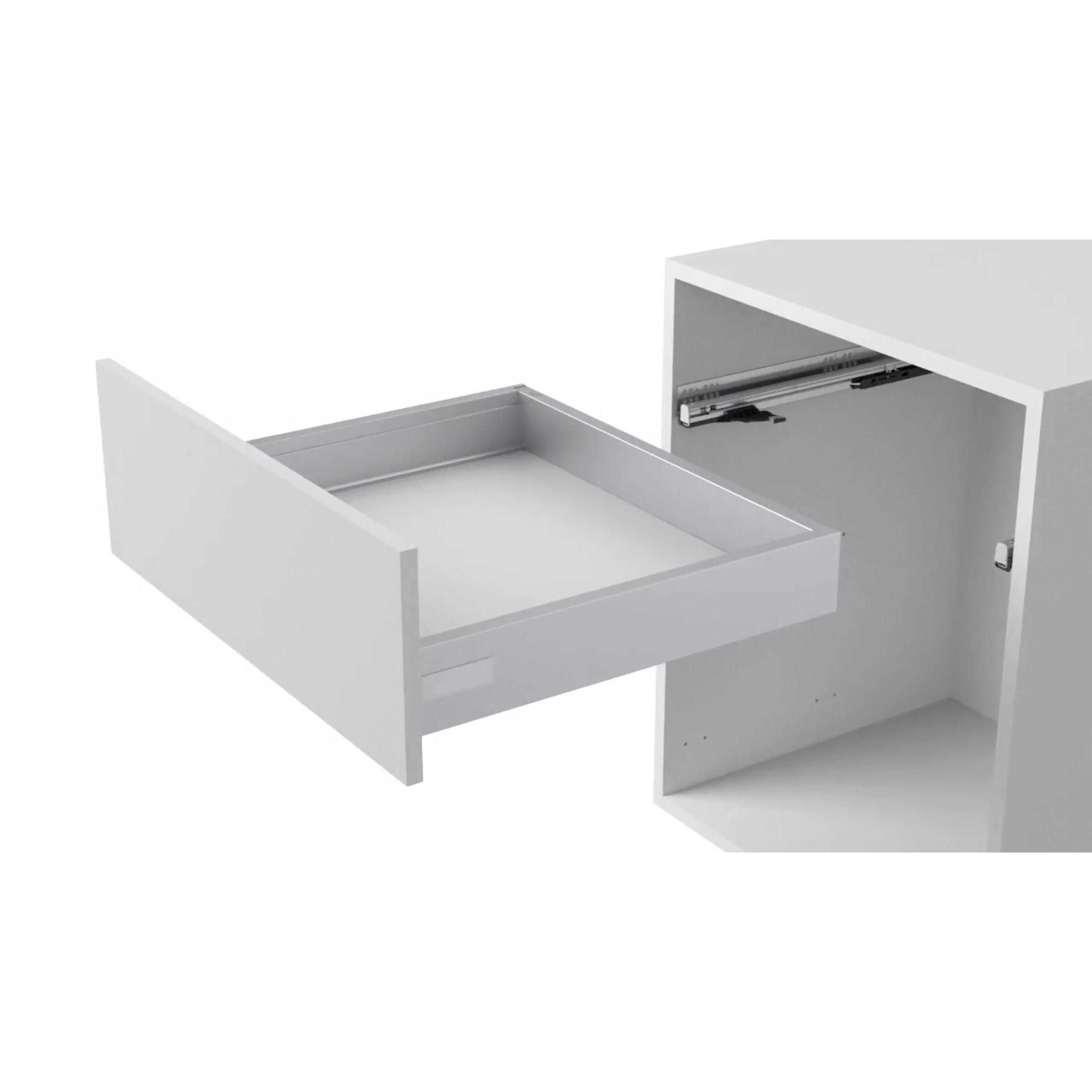 Lot de 2 systèmes d'ouverture sans poignée noir, pour tiroir grand ...