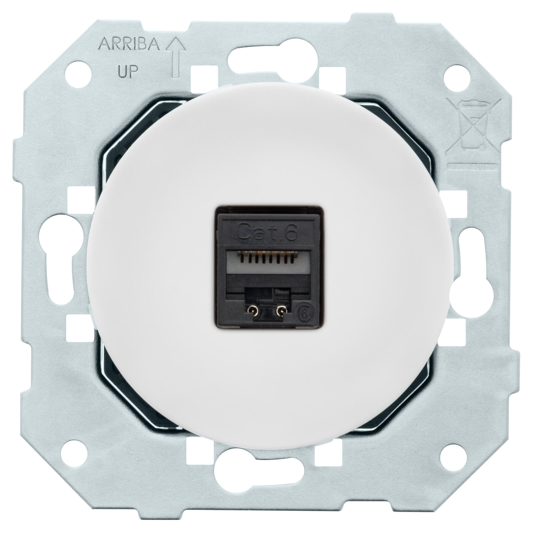Prise RJ45 Dom, FONTINI blanc | Leroy Merlin