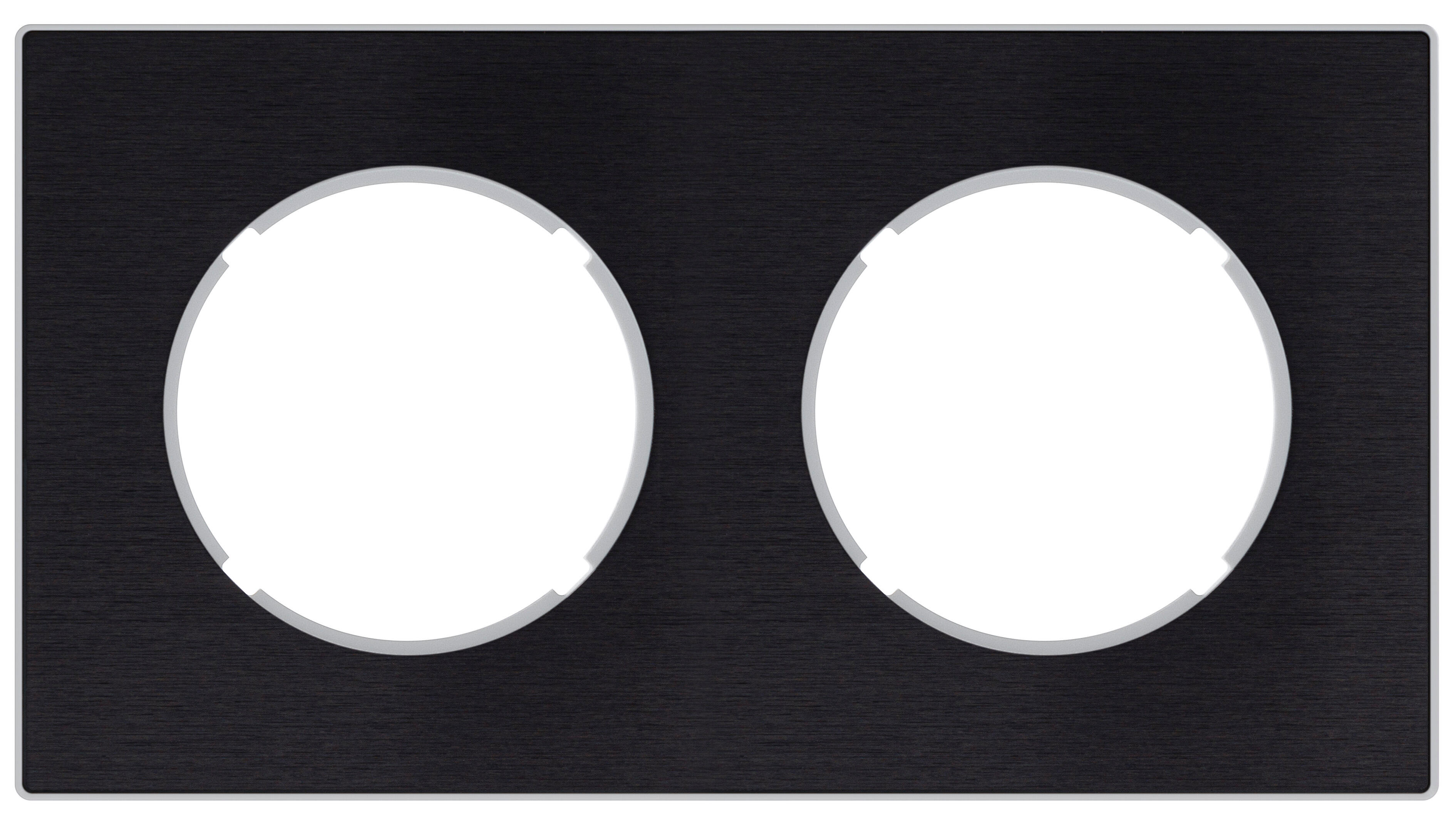 Plaque double Dom, FONTINI, metal | Leroy Merlin