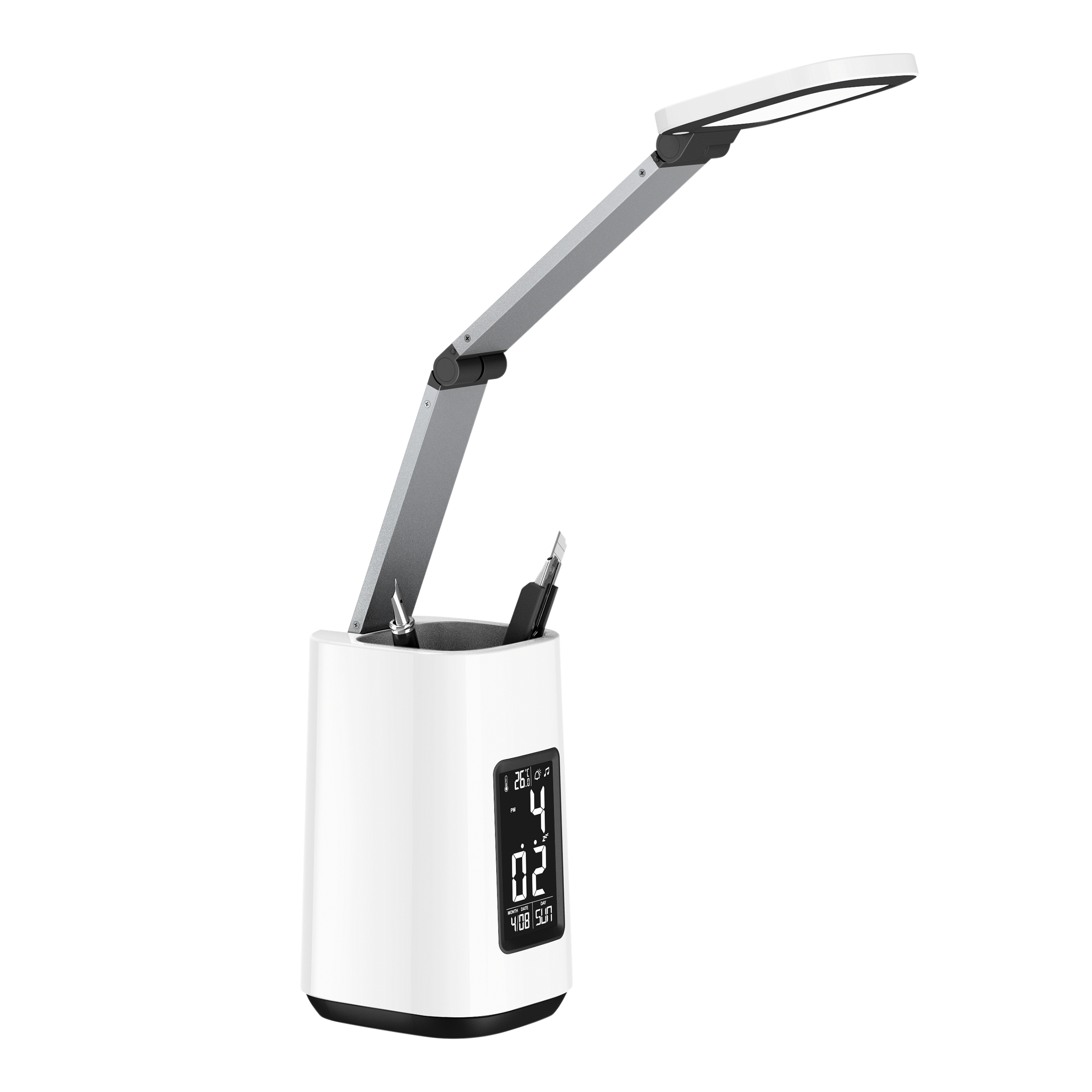 Lampka biurkowa Technic biała LED Action - Leroy Merlin